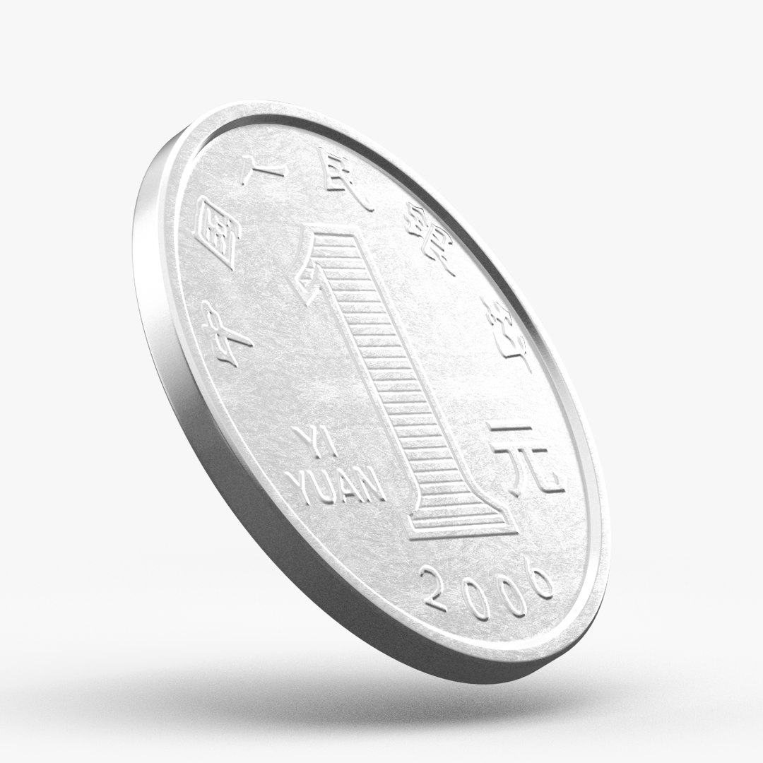 3d Model Yuan Coin