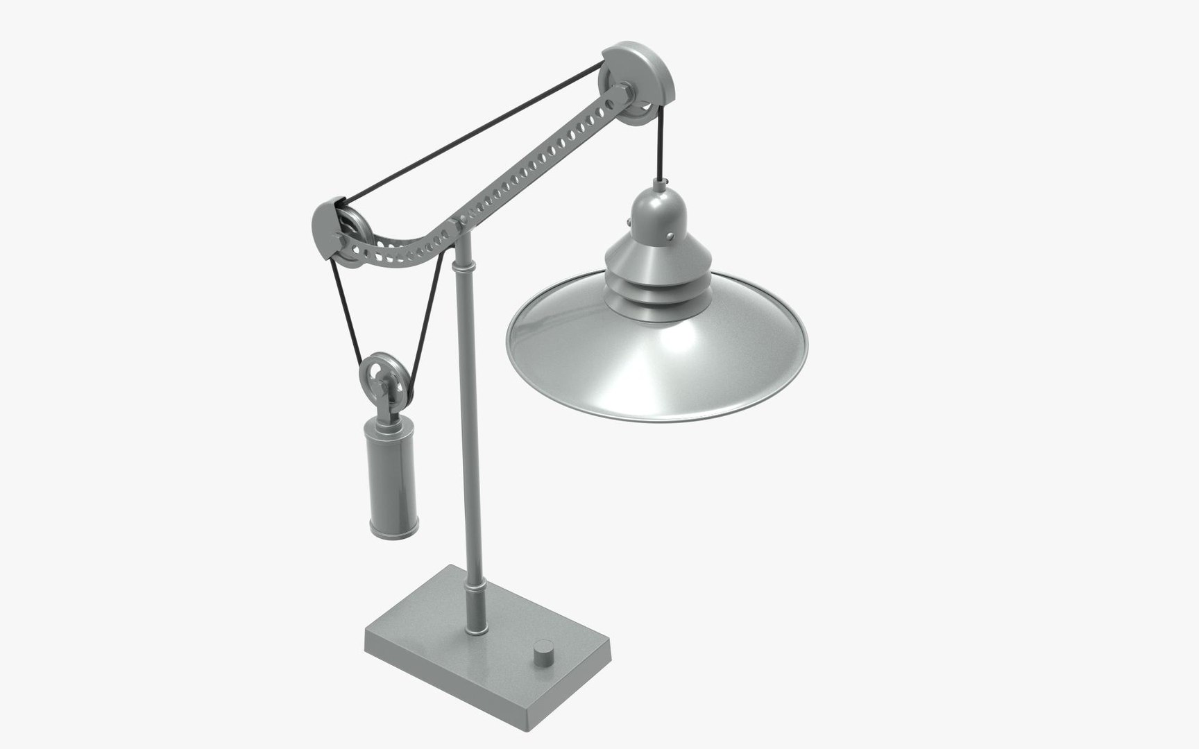 Crane Desk Lamp On 3D - TurboSquid 2004817