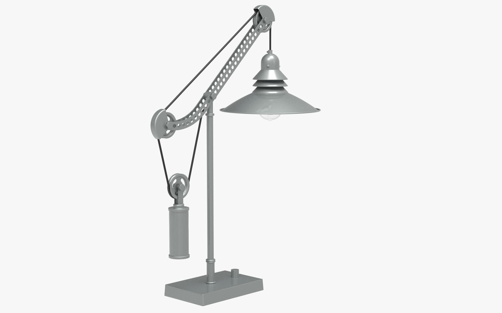Crane Desk Lamp On 3D - TurboSquid 2004817
