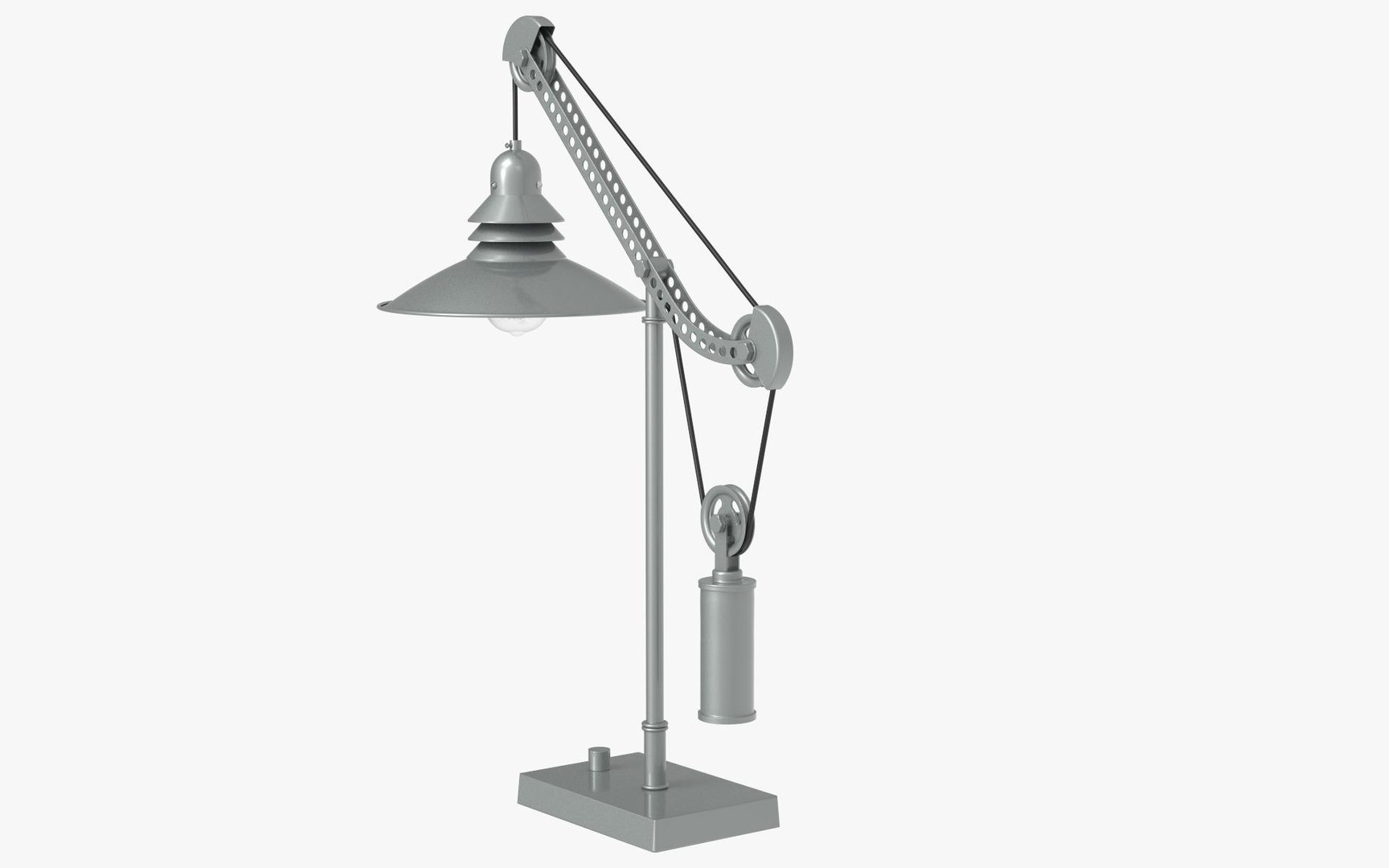 Crane Desk Lamp On 3D - TurboSquid 2004817