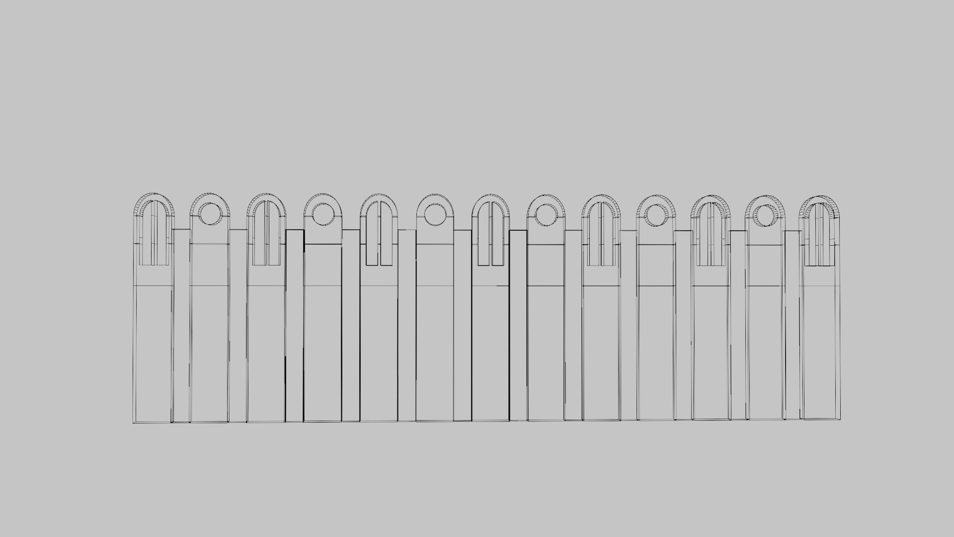 Wall Side Pattern 3D Model - TurboSquid 2282302