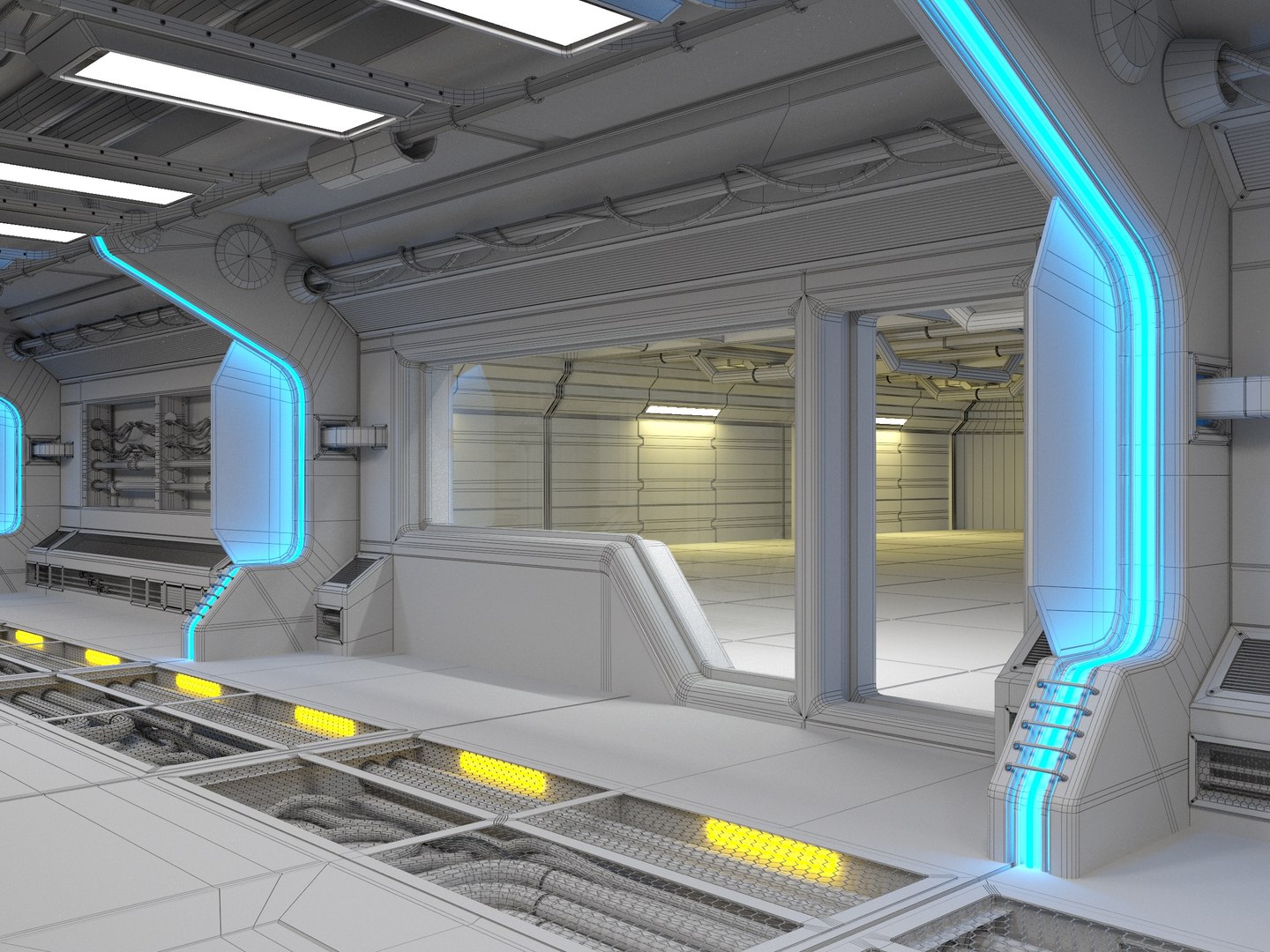 3D Sci-fi Kitbash - TurboSquid 1669880