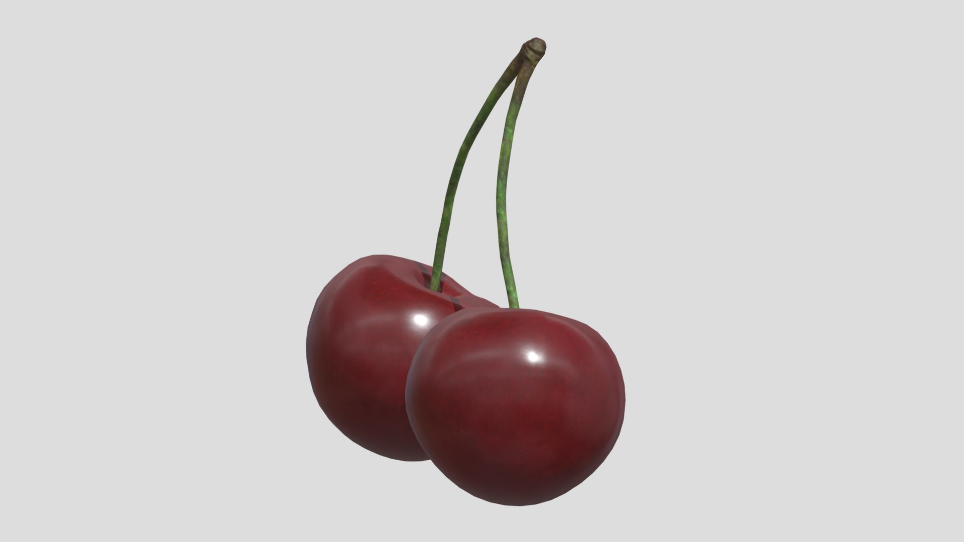 3D Cherry 02 Low Poly Model - TurboSquid 2272638