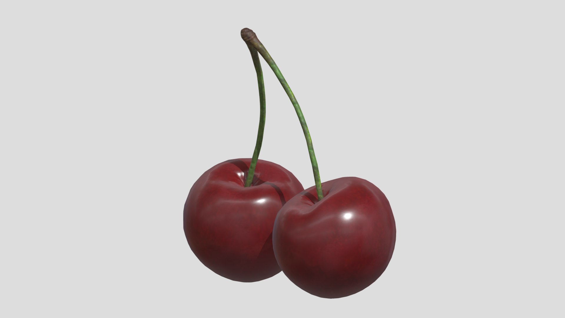 3D Cherry 02 Low Poly Model - TurboSquid 2272638