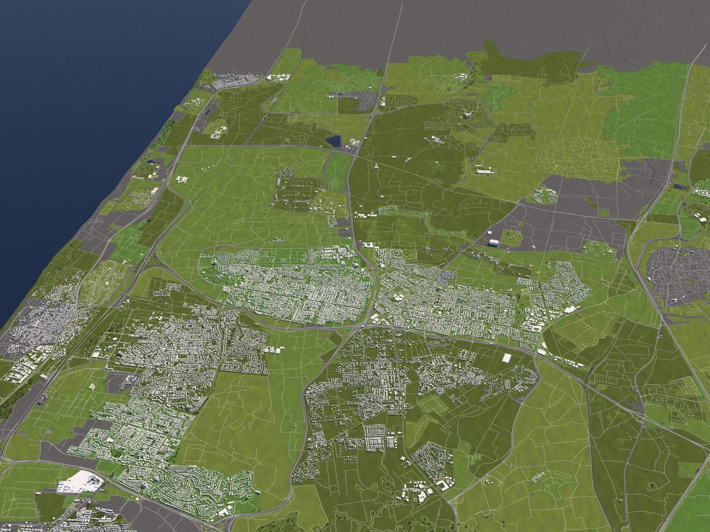 Buildings Houses Maps 3D Model - TurboSquid 1460665
