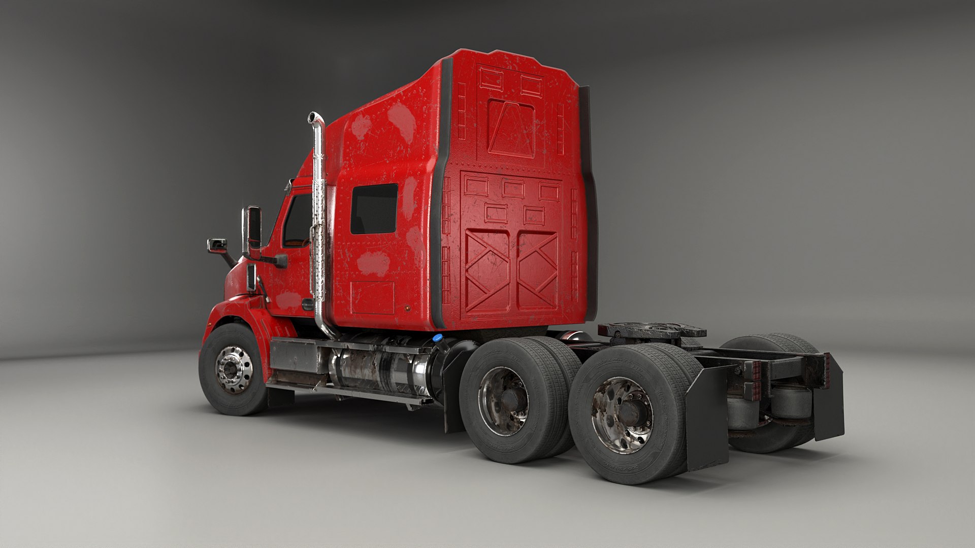 Generic Semi Truck Sleeper Cab Used model - TurboSquid 2166707