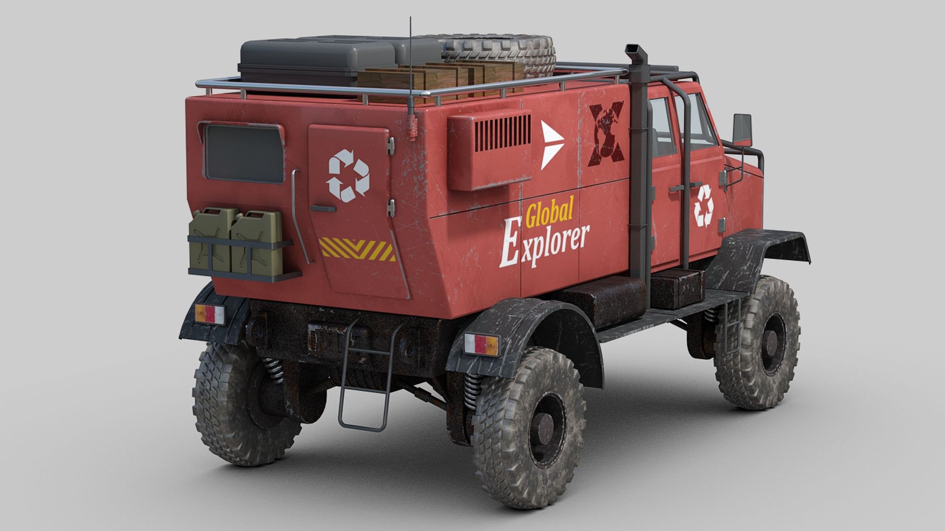 3D Explorer Monster Truck Concept Model - TurboSquid 2078433