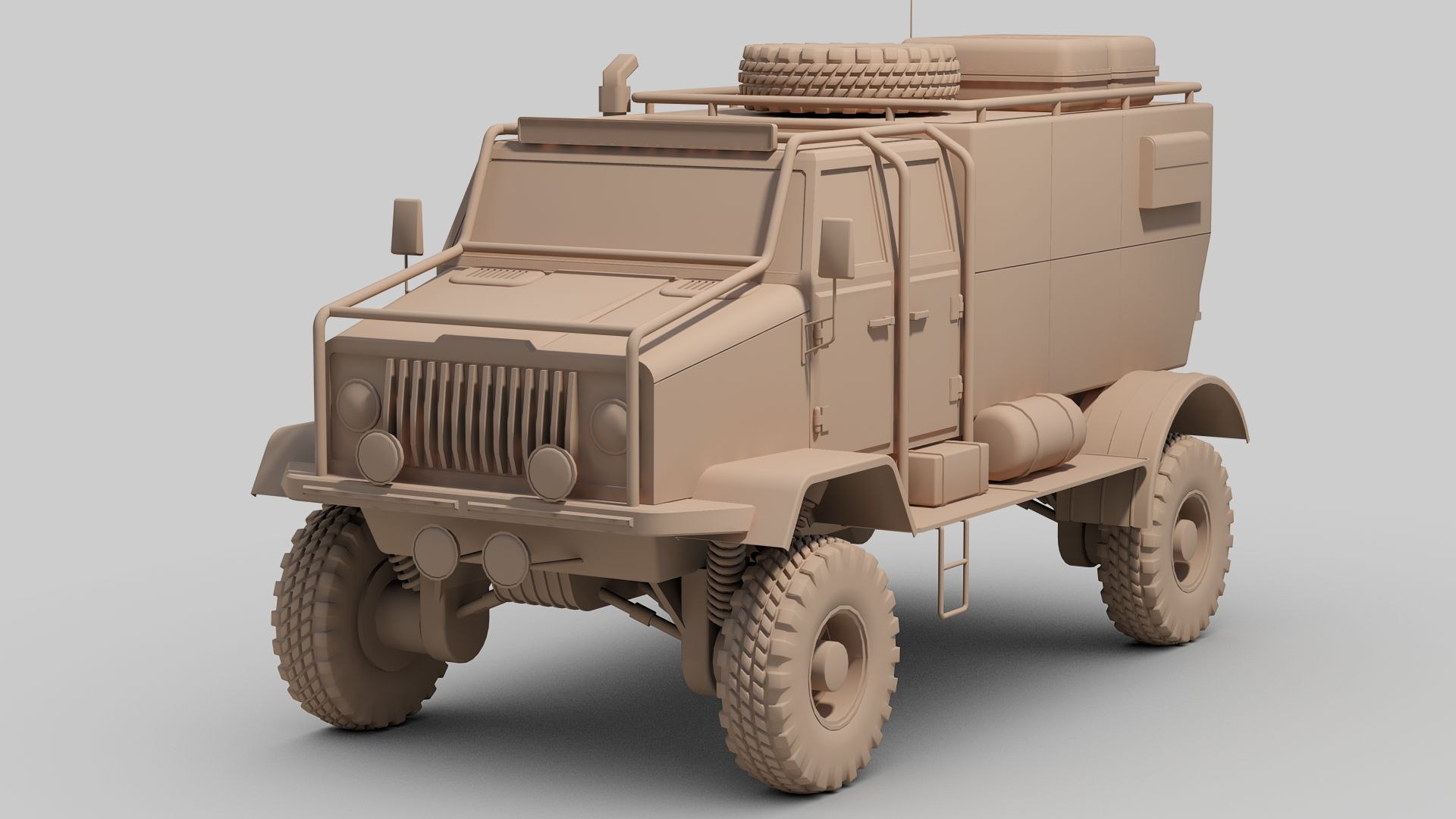 3D Explorer Monster Truck Concept Model - TurboSquid 2078433