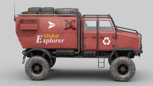modelo 3d Explorer Monster Truck Concept - TurboSquid 2078433