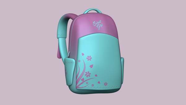 Free color backpack - character 3D model - TurboSquid 1653628