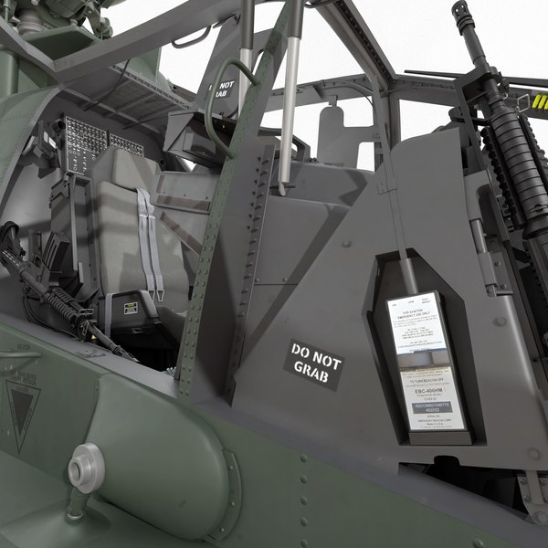 Boeing AH-64D Apache Cockpit High Detail Model 3D - TurboSquid 1976731