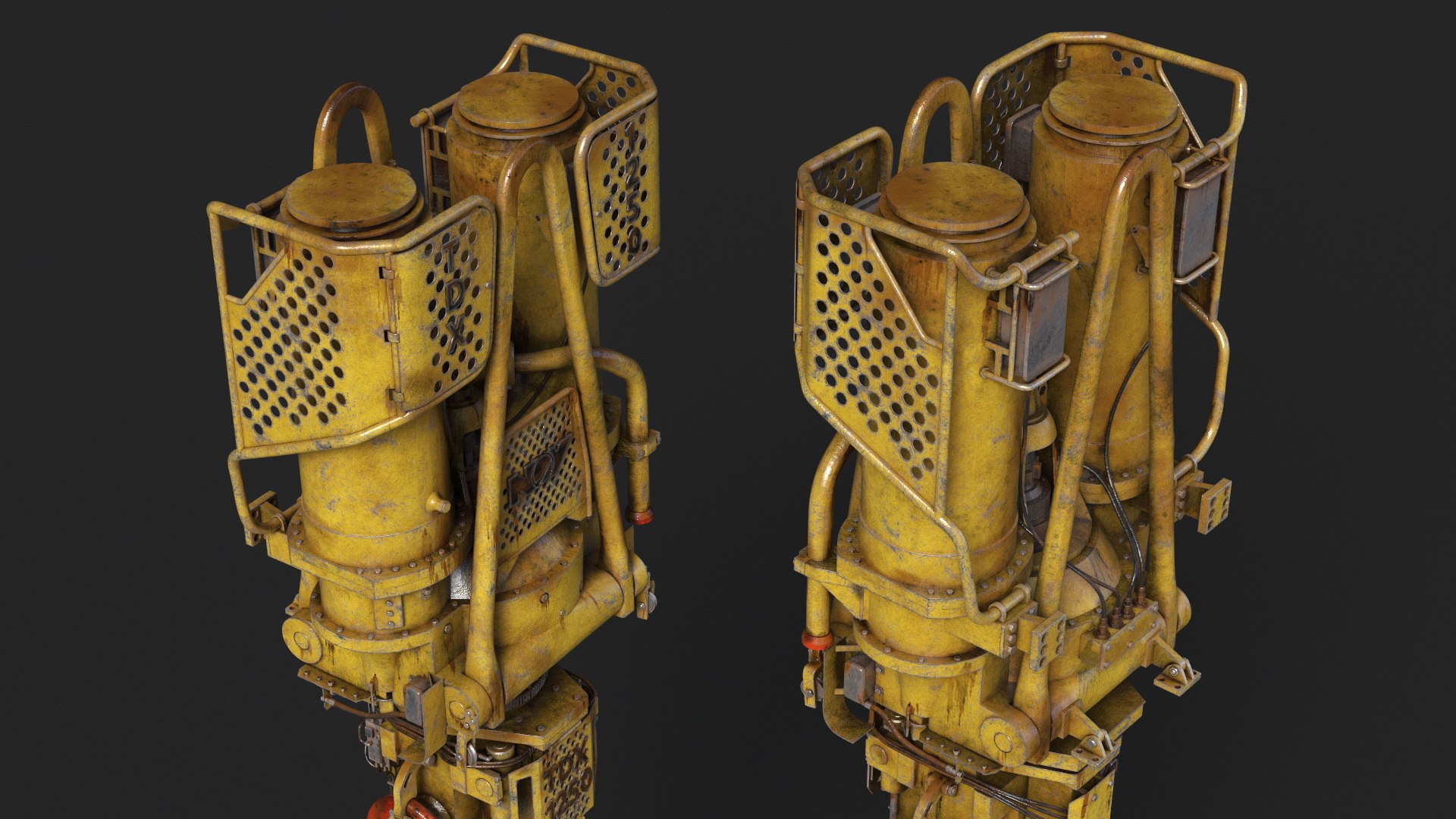 3D Model National Oilwell Varco TDX 1250 Old - TurboSquid 2320555