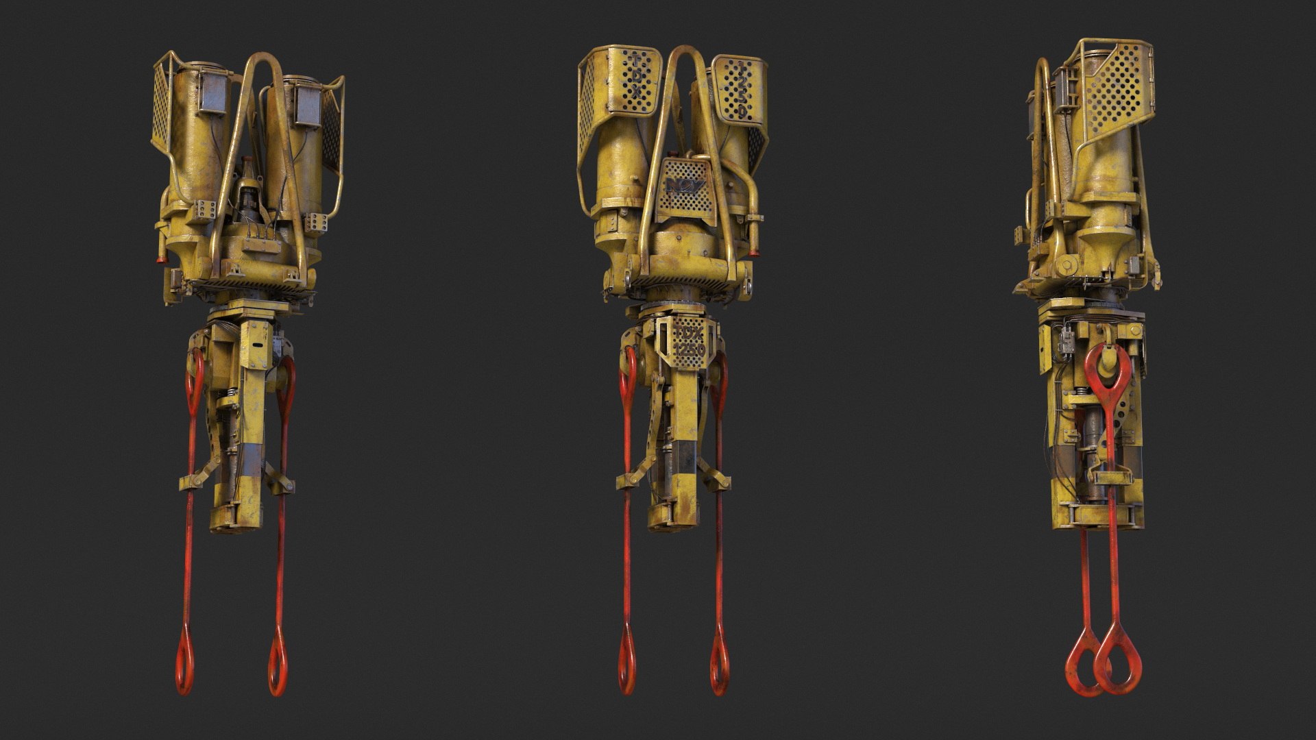 3D Model National Oilwell Varco TDX 1250 Old - TurboSquid 2320555