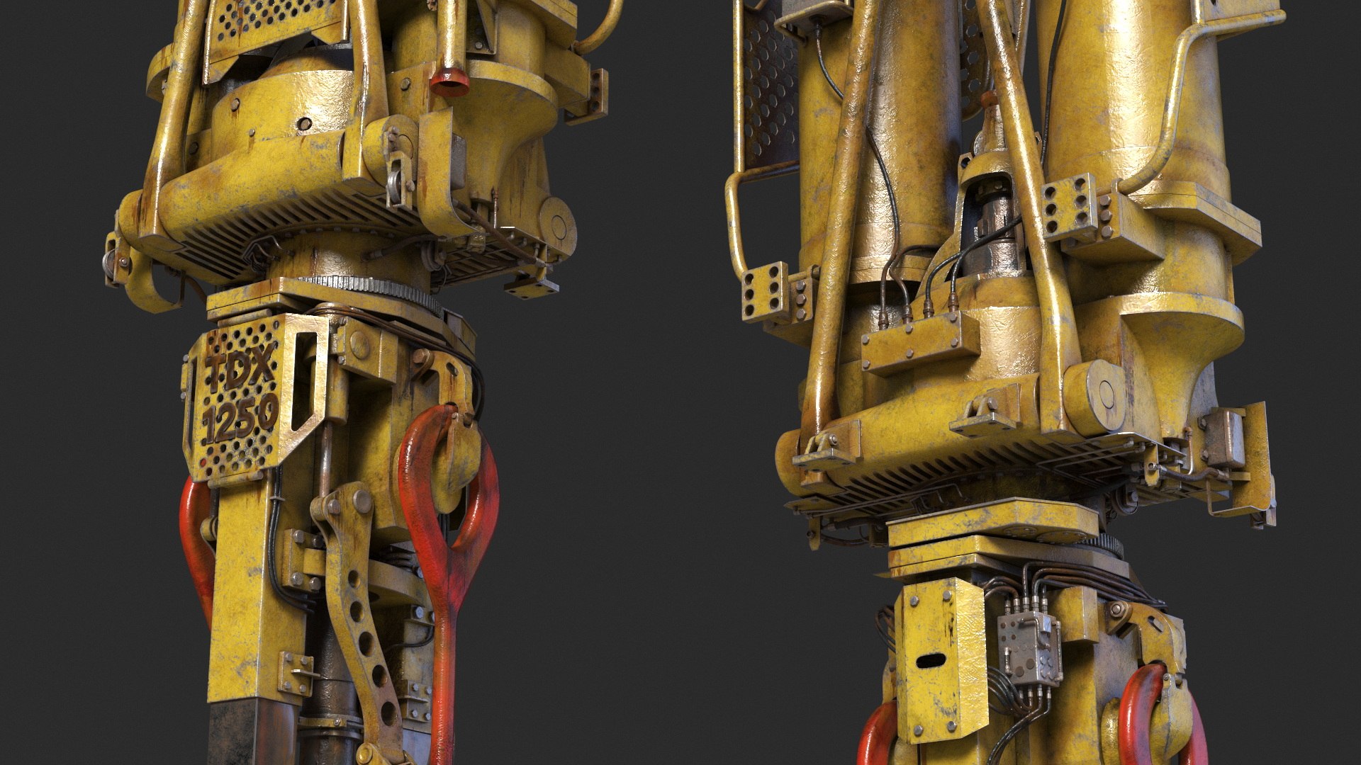 3D Model National Oilwell Varco TDX 1250 Old - TurboSquid 2320555