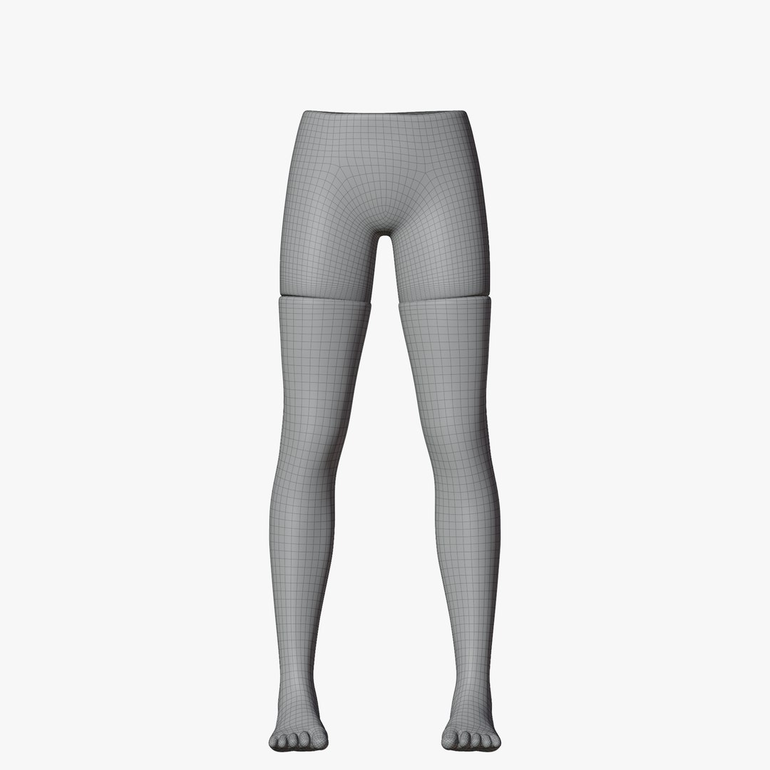 3D Rigged Male And Female Legs - TurboSquid 2219274