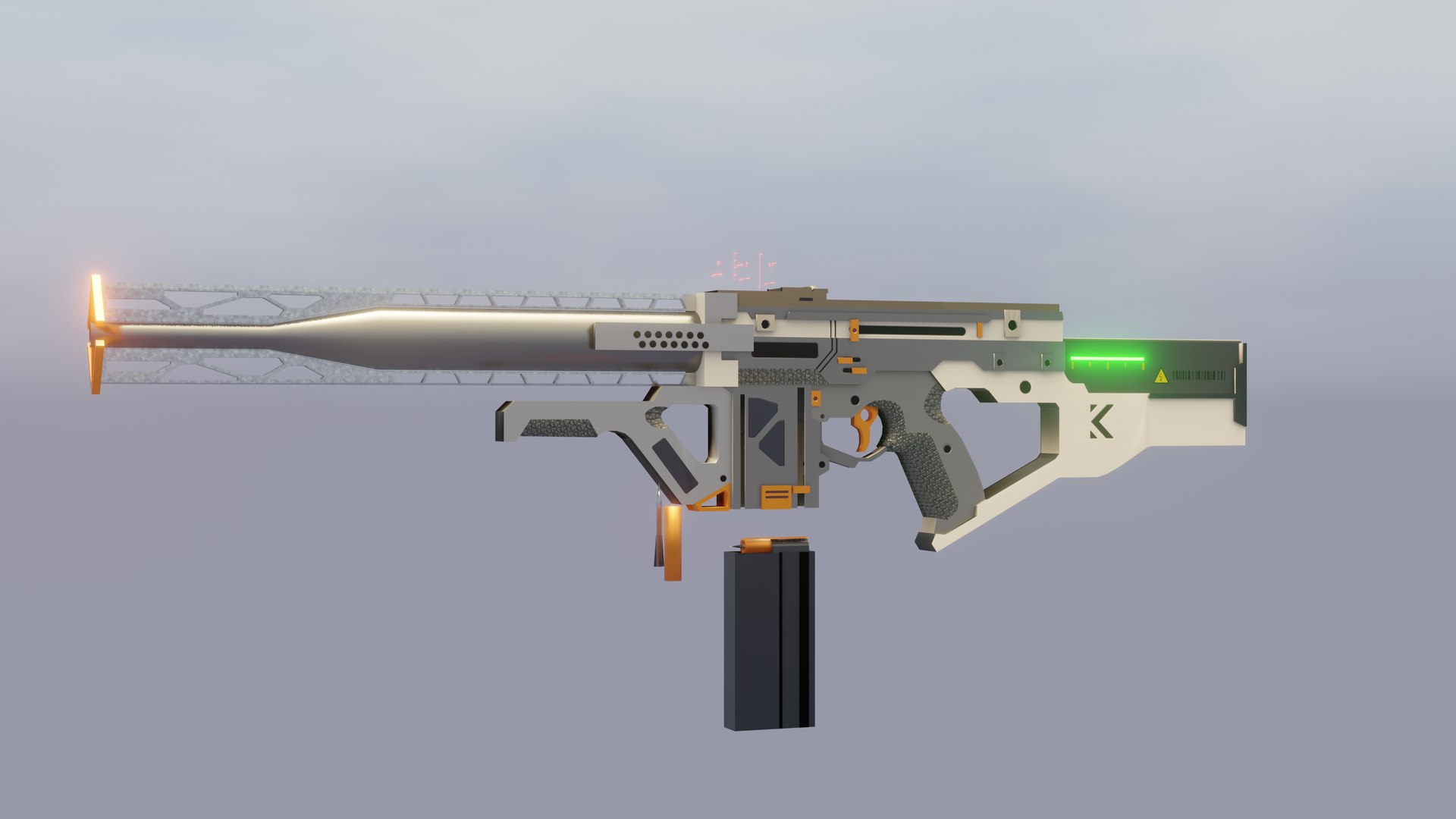 Universal Electromagnetic Rifle Model - TurboSquid 1522267
