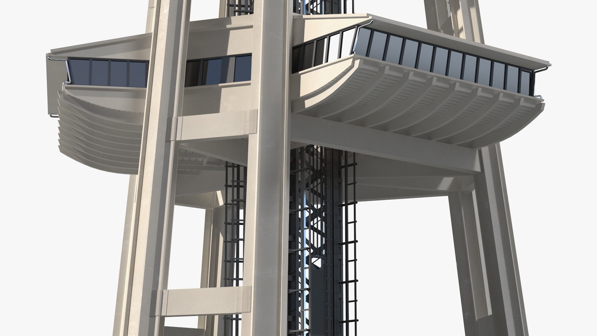 3D Space Needle model - TurboSquid 2040325