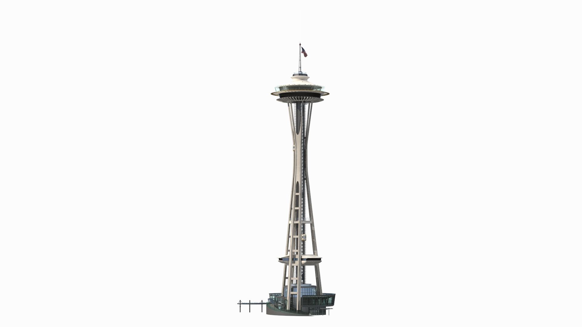3D Space Needle Model - TurboSquid 2040325