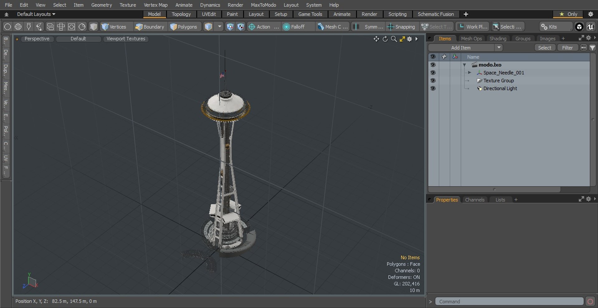 3D Space Needle model - TurboSquid 2040325