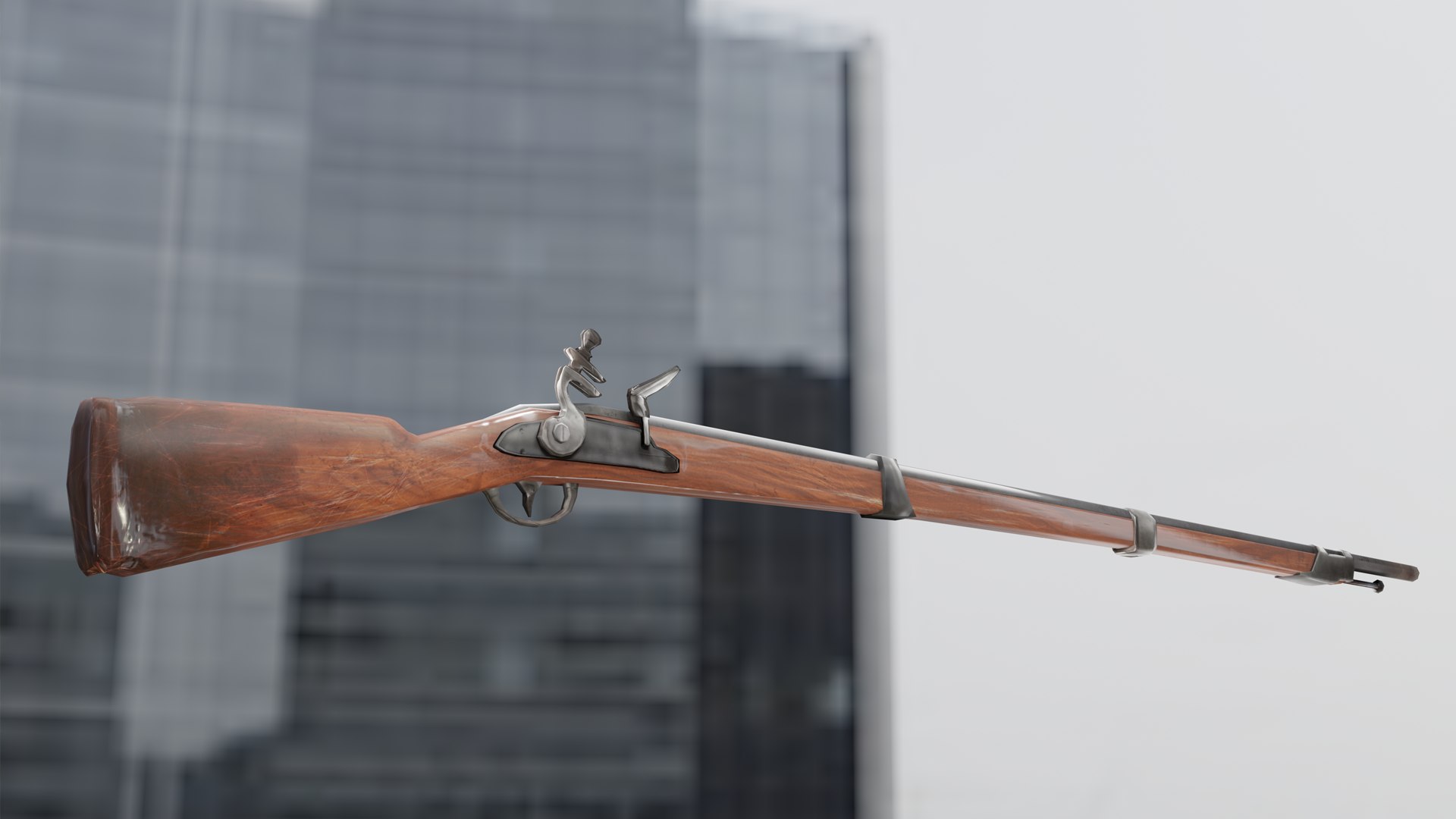 Springfield Model 1812 Rifle 3D Model - TurboSquid 1920557