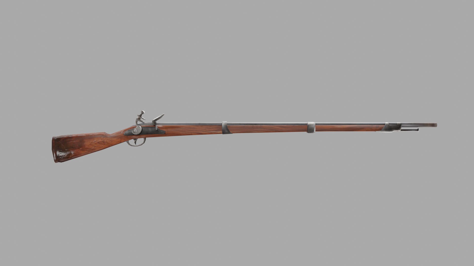 Springfield Model 1812 Rifle 3D Model - TurboSquid 1920557