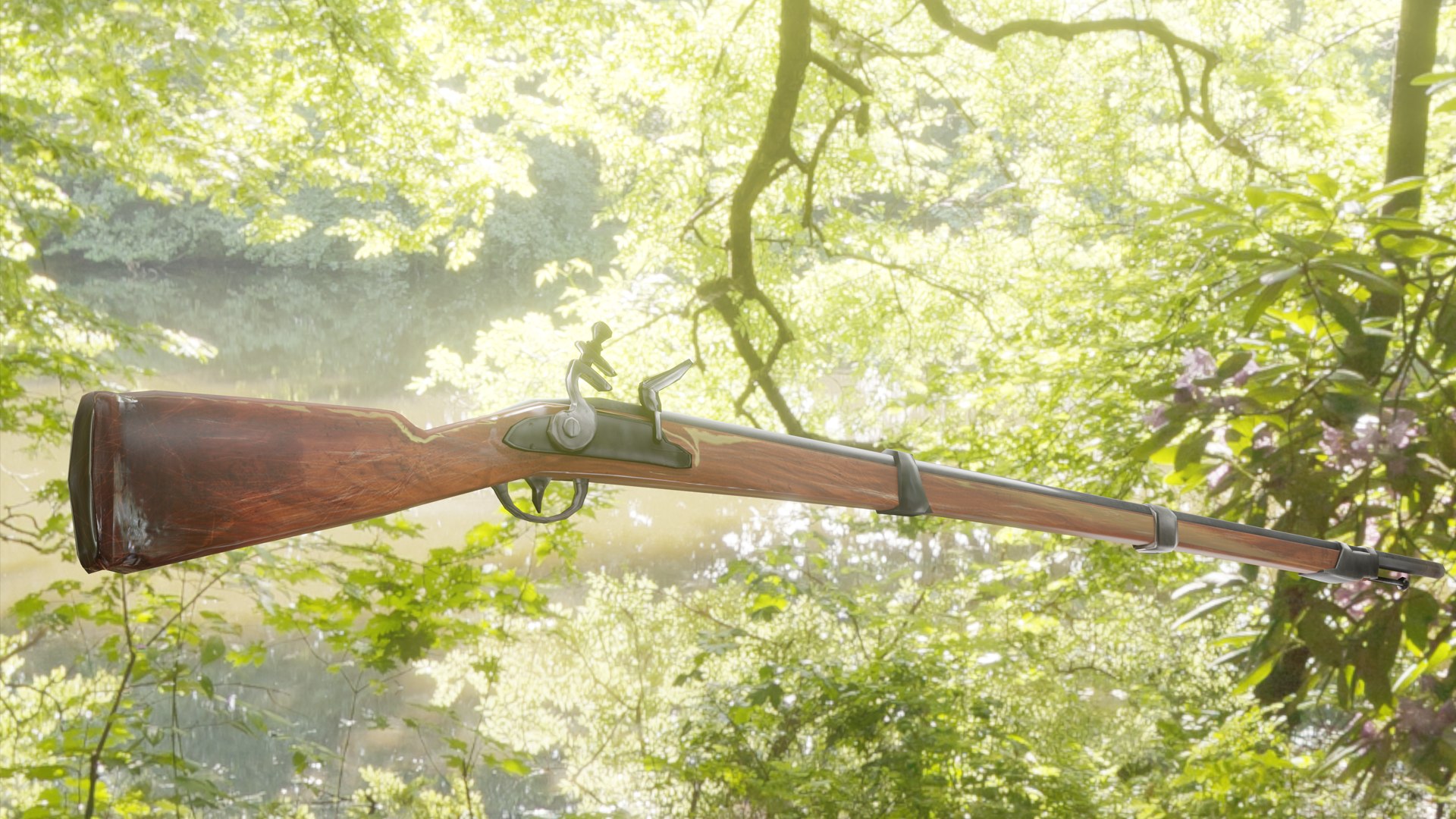 Springfield Model 1812 Rifle 3D Model - TurboSquid 1920557