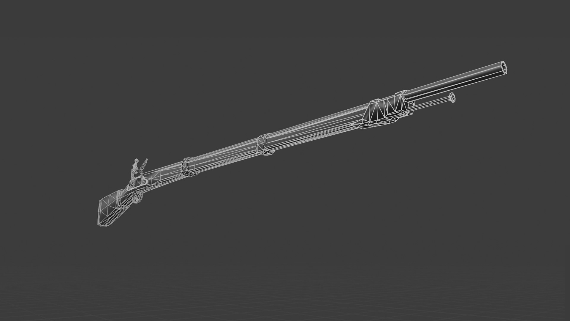 Springfield Model 1812 Rifle 3D Model - TurboSquid 1920557