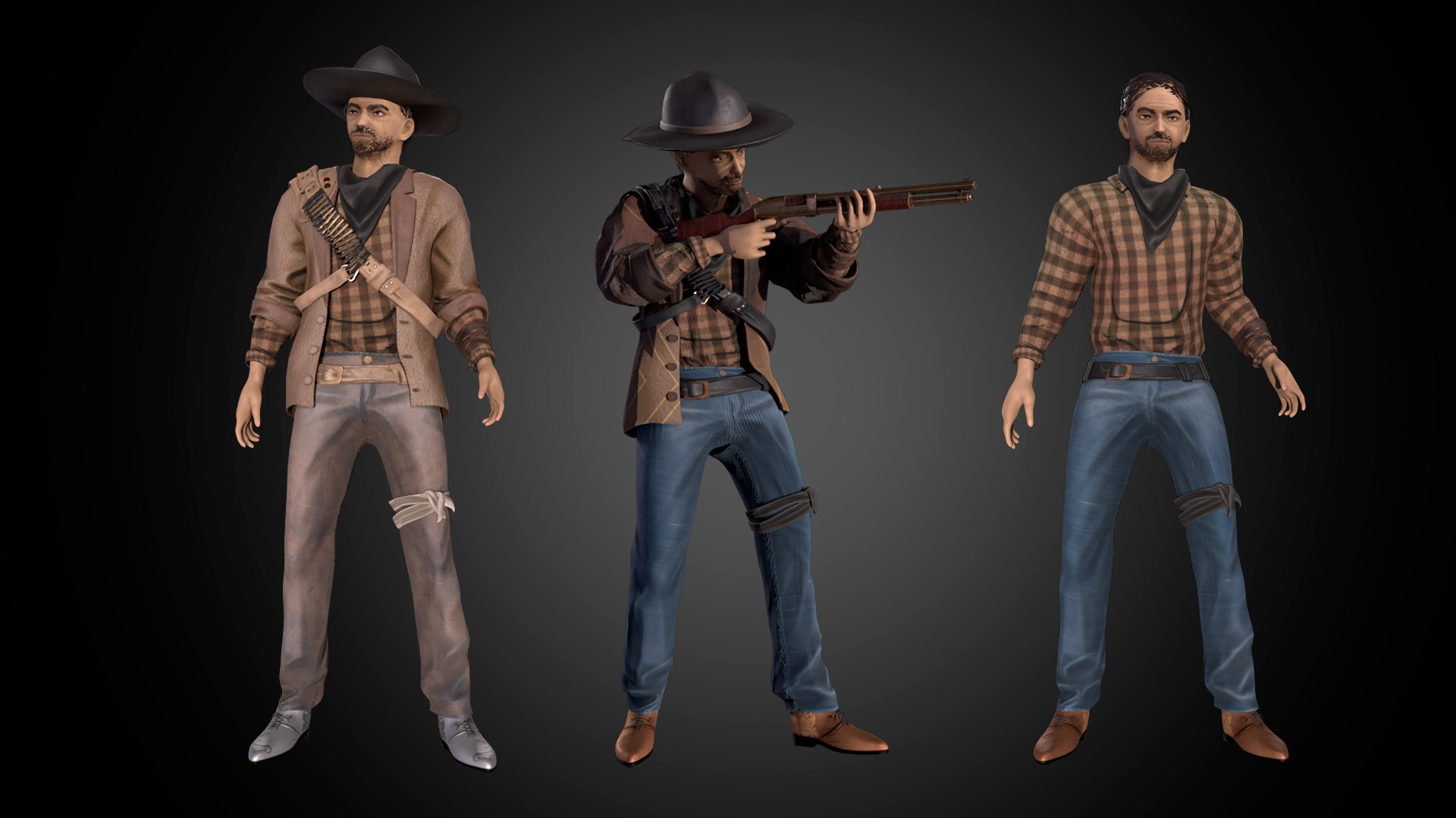 Ranger Cowboy 3D Model - TurboSquid 2415875