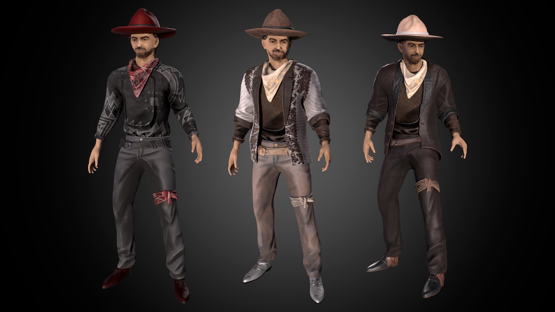 Ranger Cowboy 3D Model - TurboSquid 2415875