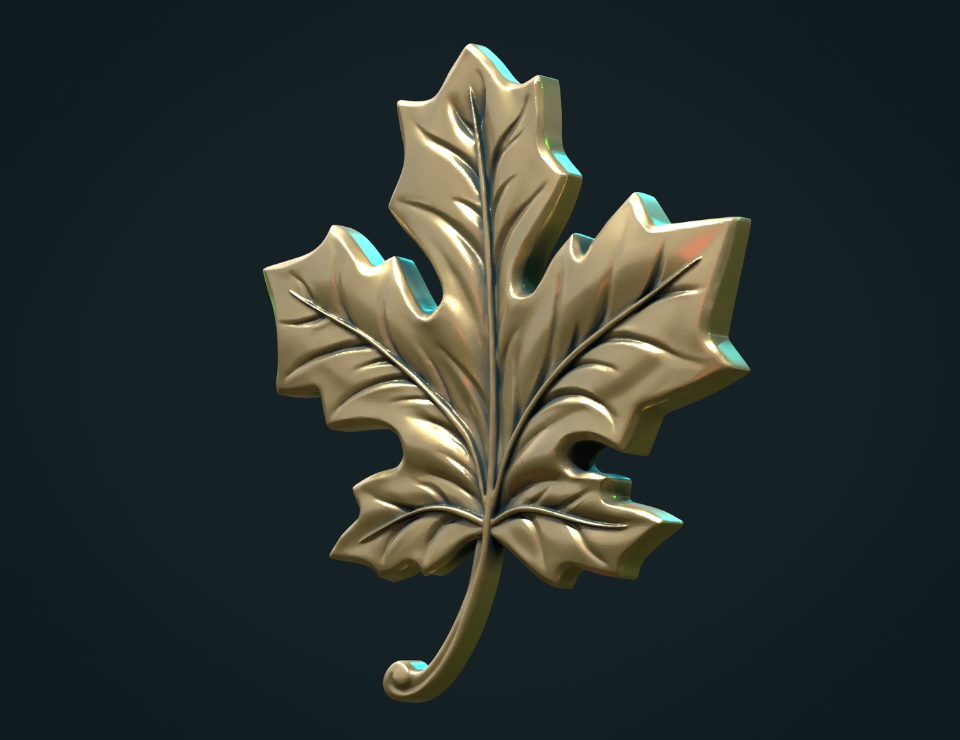 3D Model Maple Leaf Printable - TurboSquid 1850209
