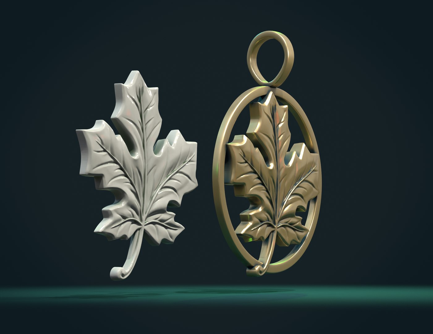 3D Model Maple Leaf Printable - TurboSquid 1850209