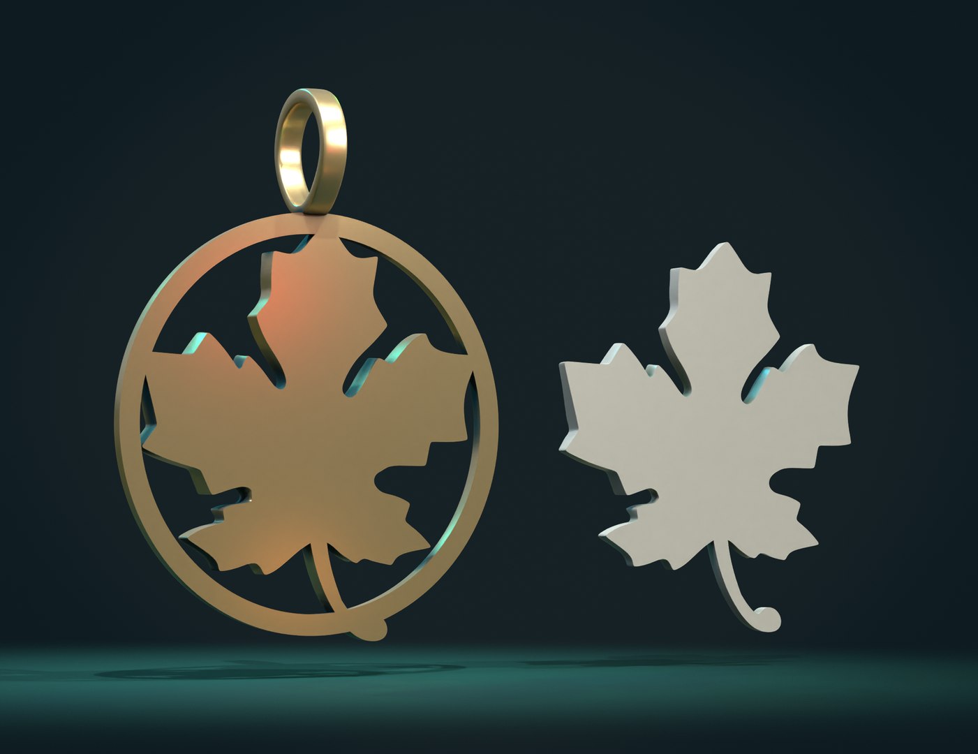 3D Model Maple Leaf Printable - TurboSquid 1850209