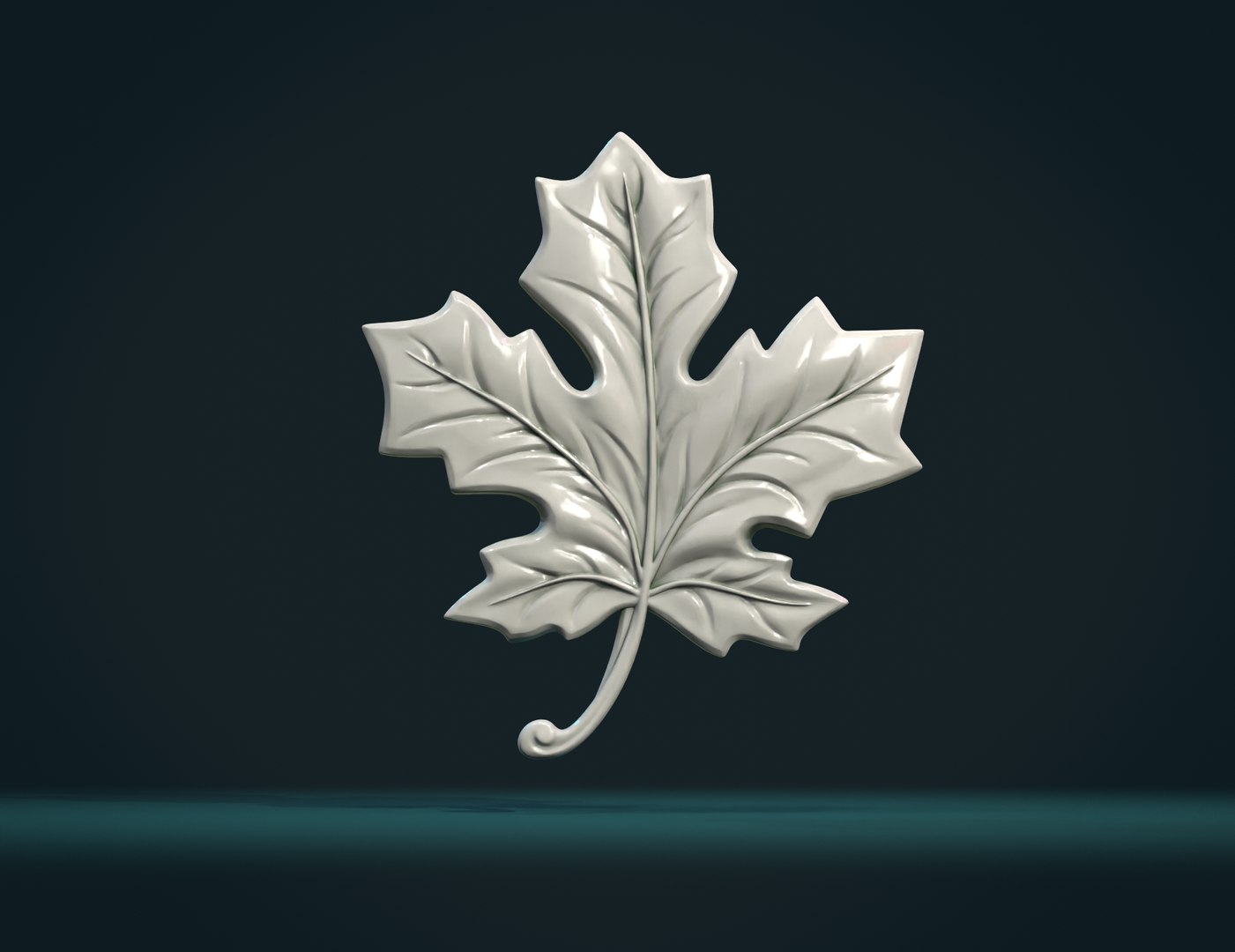 3D Model Maple Leaf Printable - TurboSquid 1850209