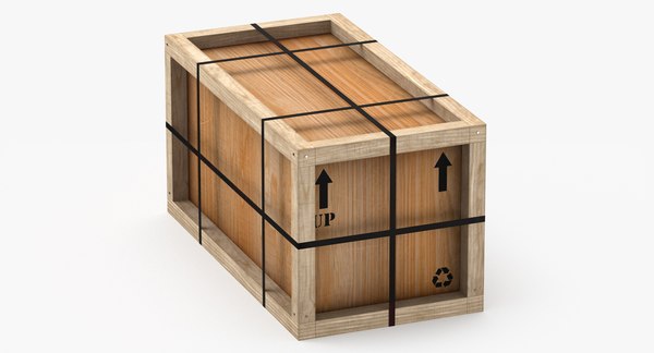 modelo 3d Cargo Wooden Crate 02 - TurboSquid 1969453