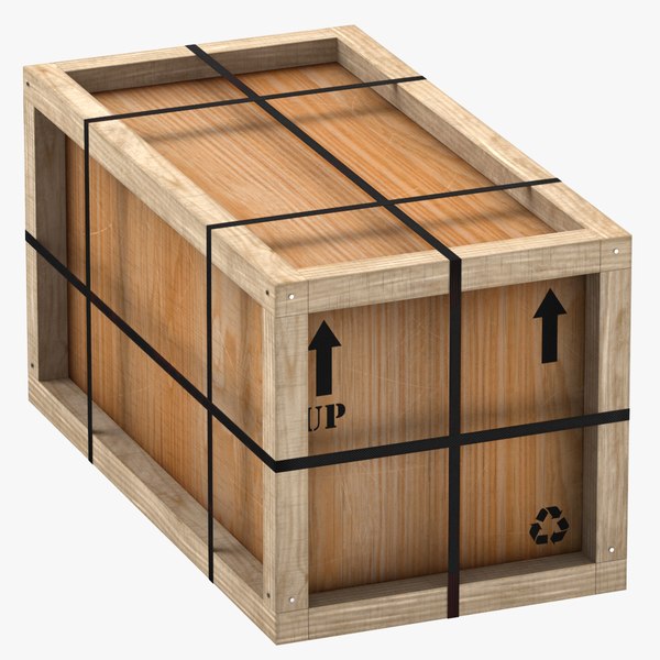 modelo 3d Cargo Wooden Crate 02 - TurboSquid 1969453