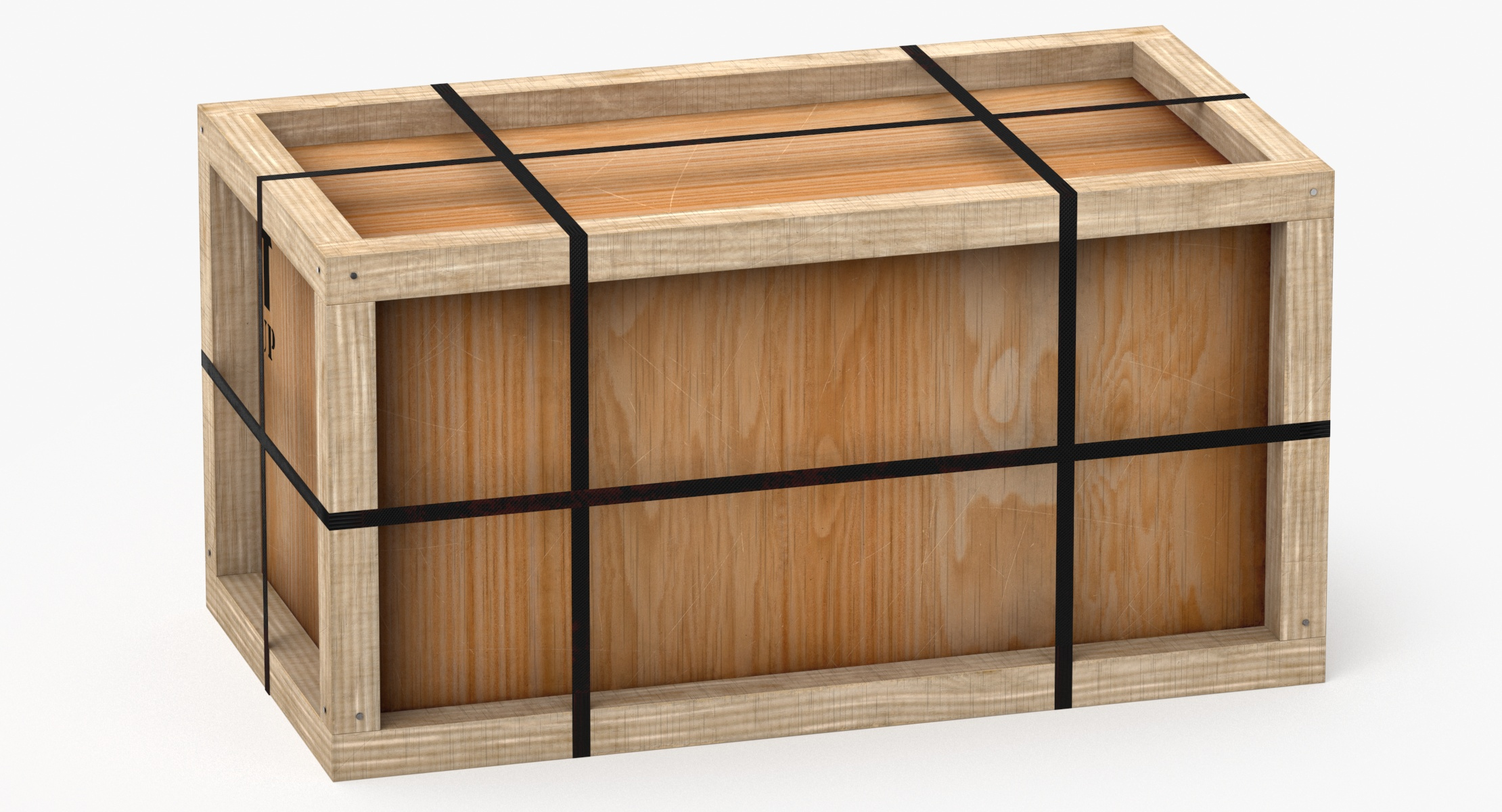 modelo 3d Cargo Wooden Crate 02 - TurboSquid 1969453