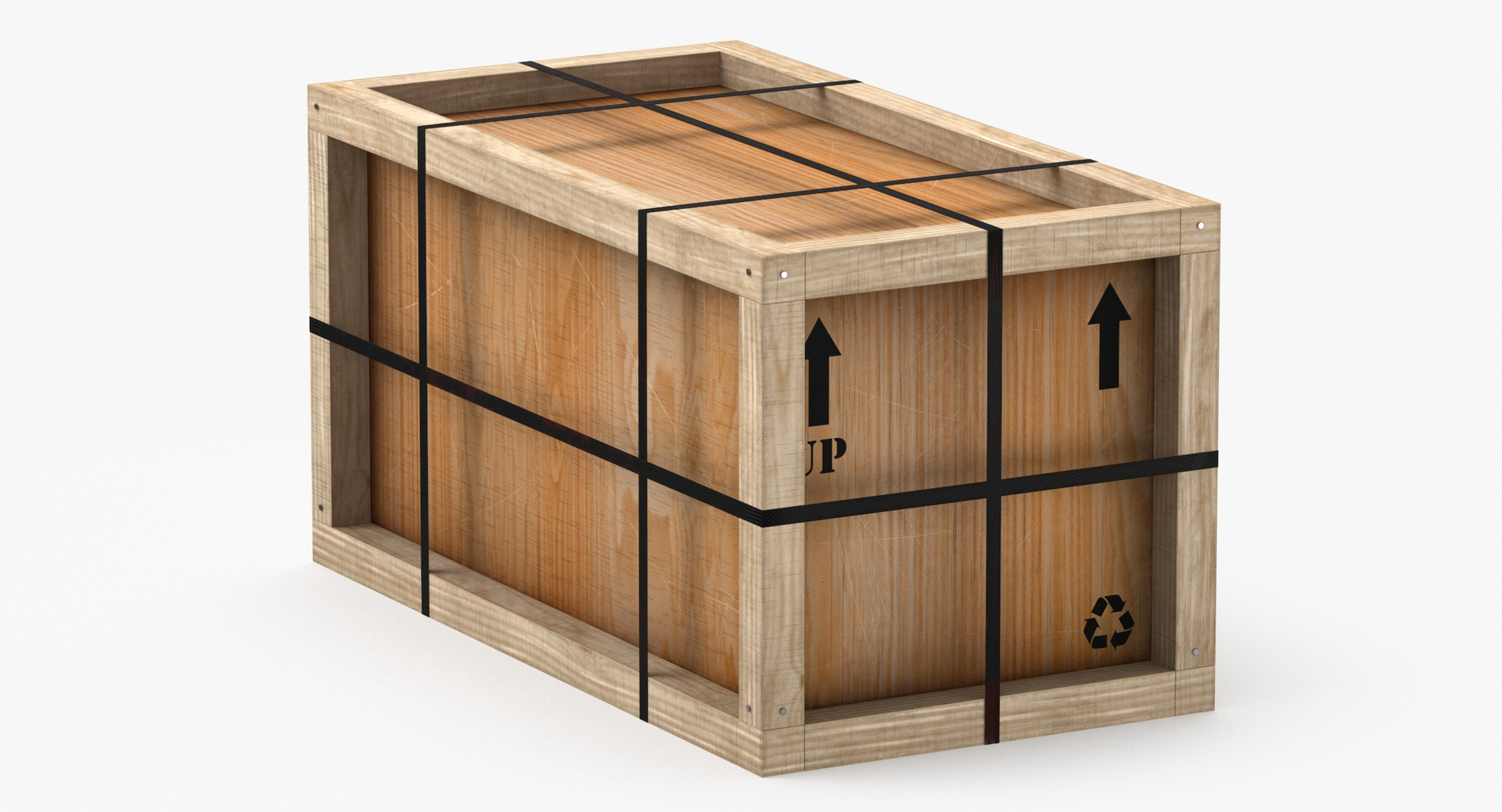 Cargo Wooden Crate 02 3D - TurboSquid 1969453