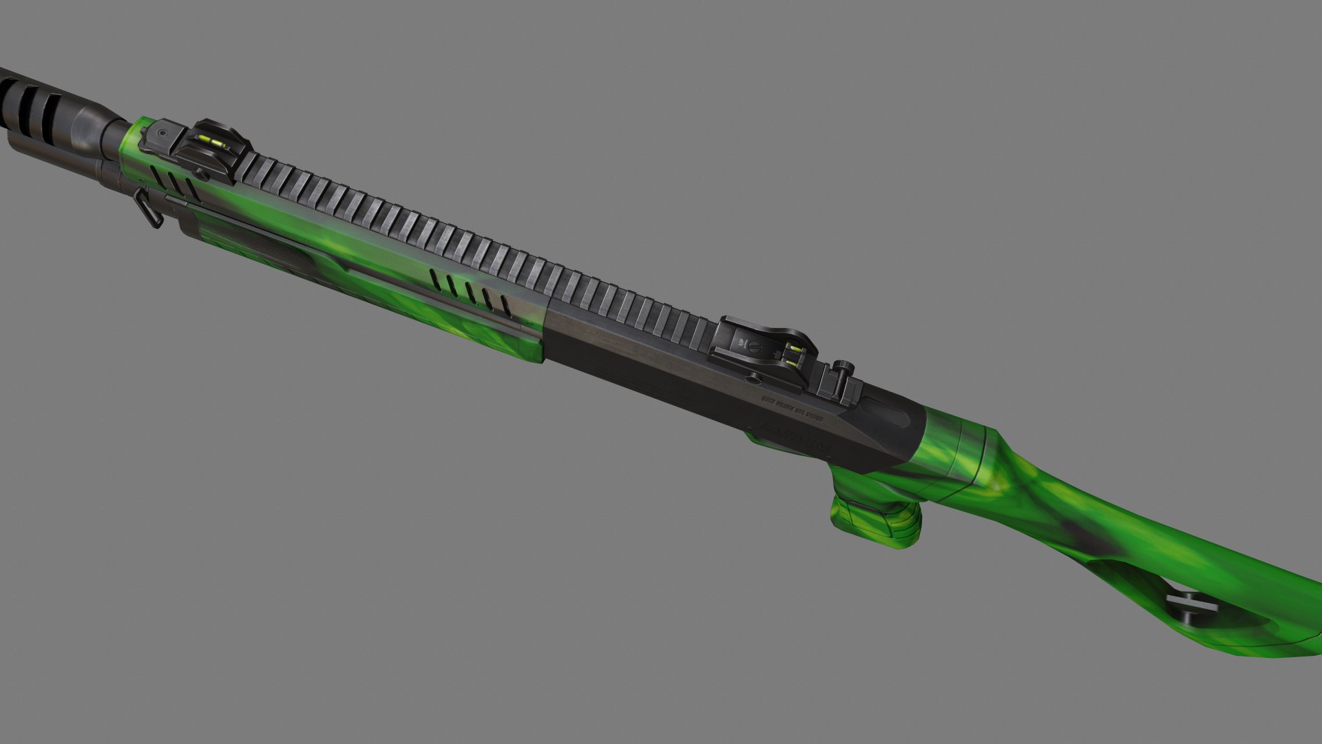 Fabarm STF12 Short PBR Low-poly 3D Model - TurboSquid 2380686