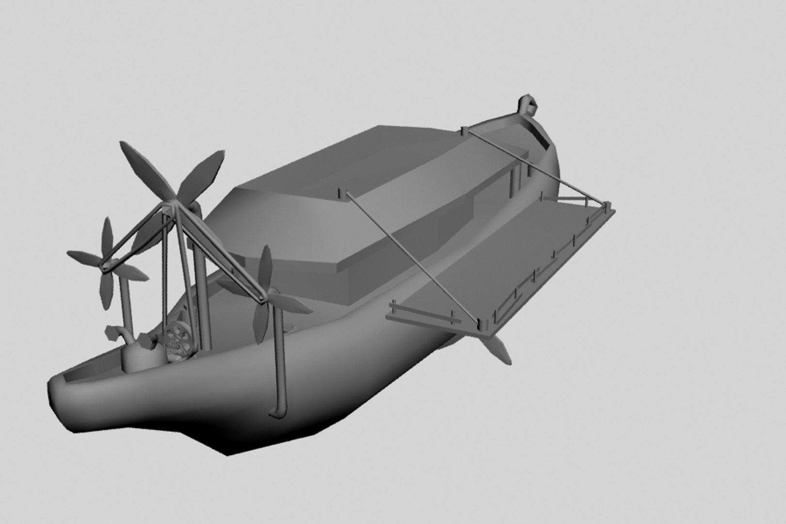 3d Model Asian Airship