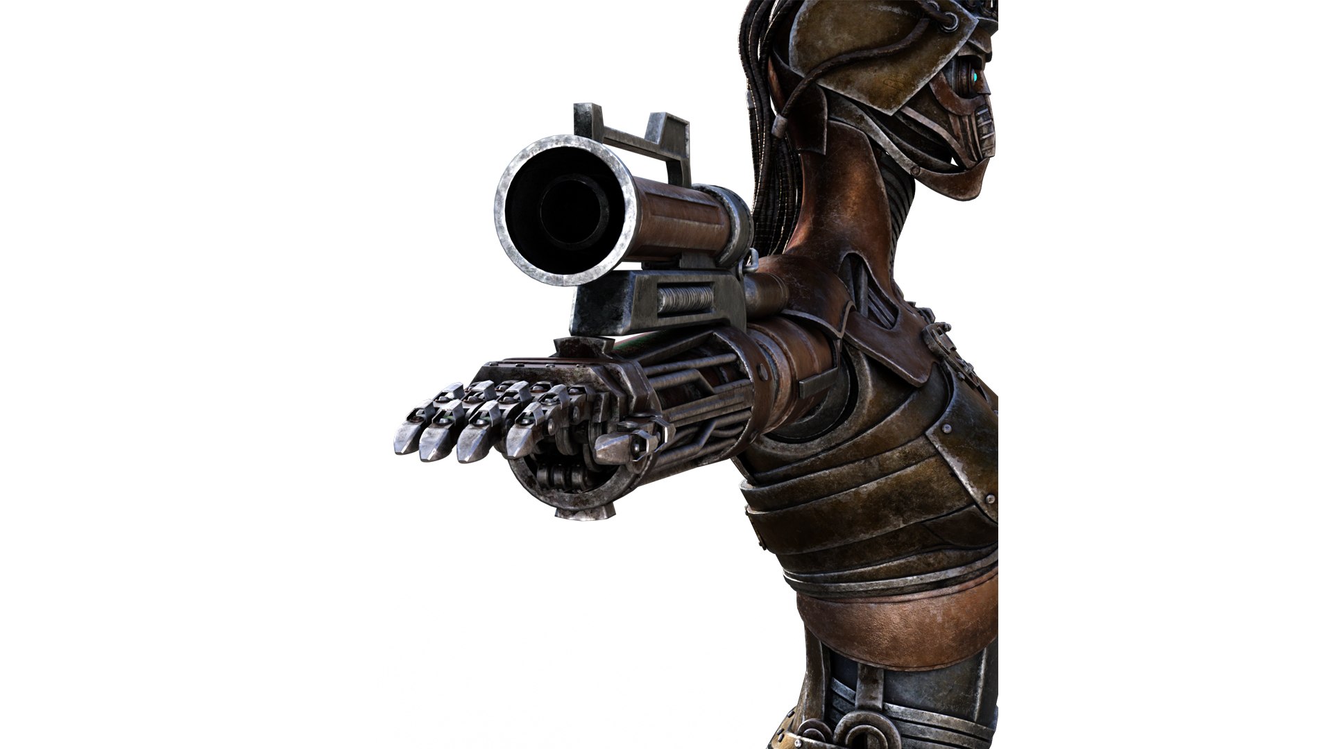 Steampunk Robot Woman 3D Model - TurboSquid 2080241