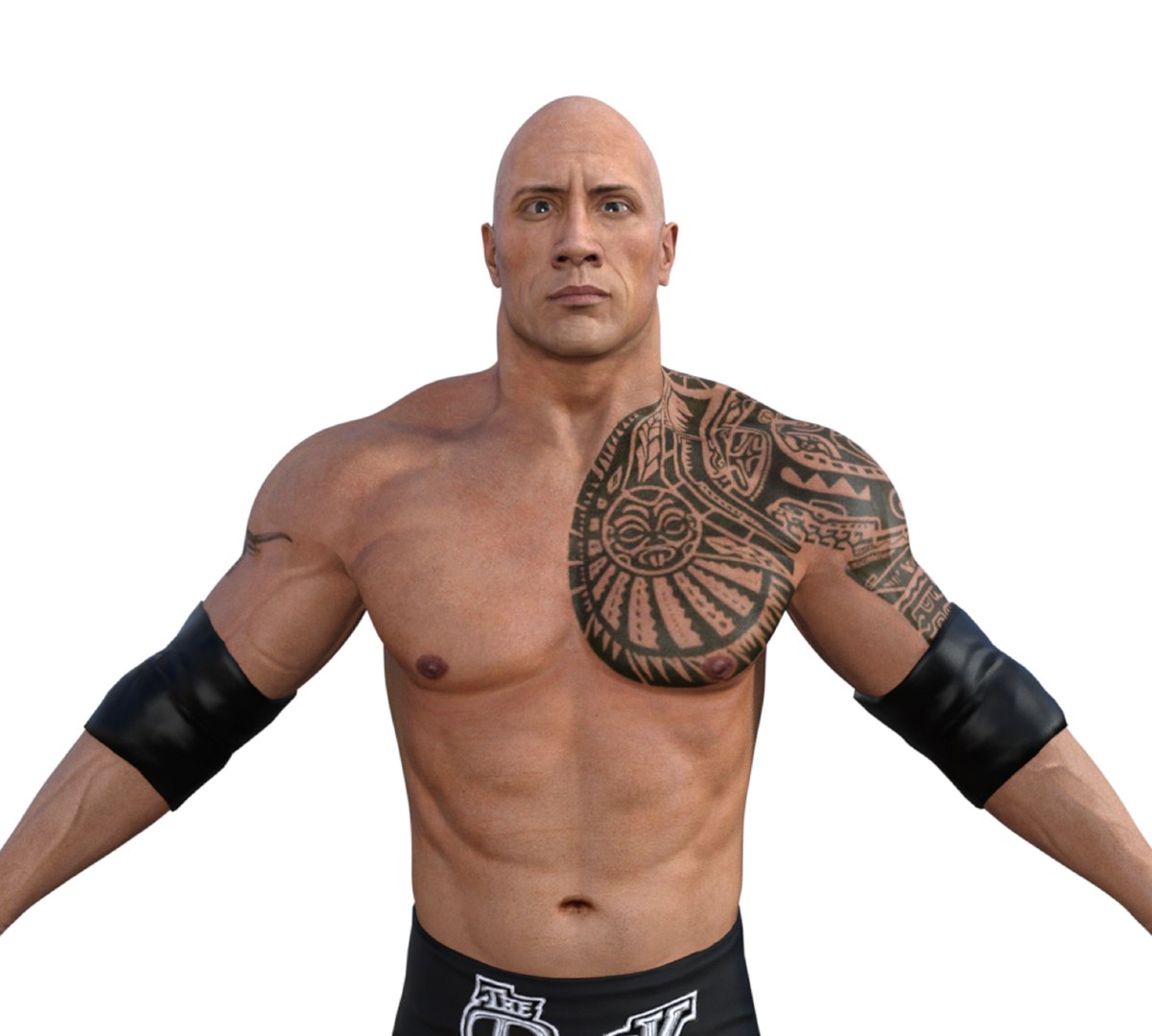 modelo 3d The Rock Realistic Character - TurboSquid 2030450