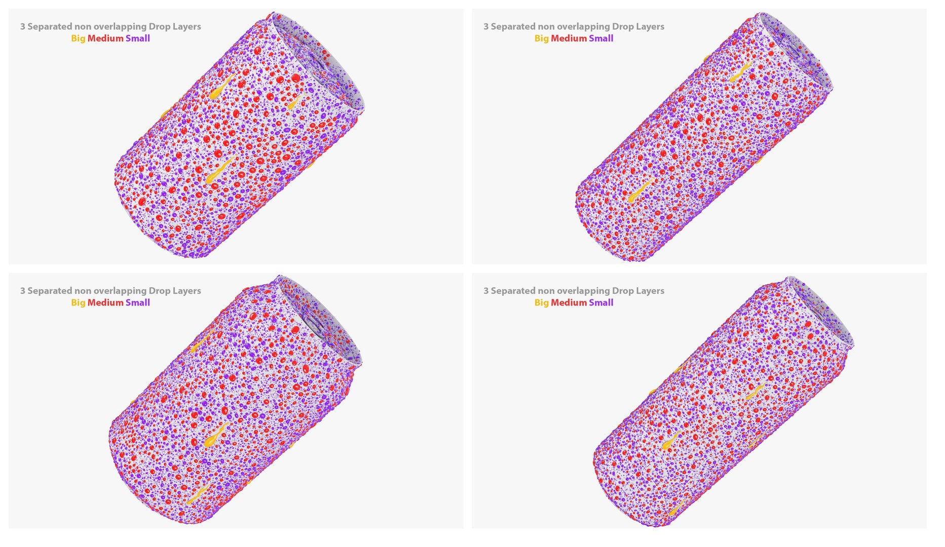 Condensation Cans Collection 3D Model - TurboSquid 2078047