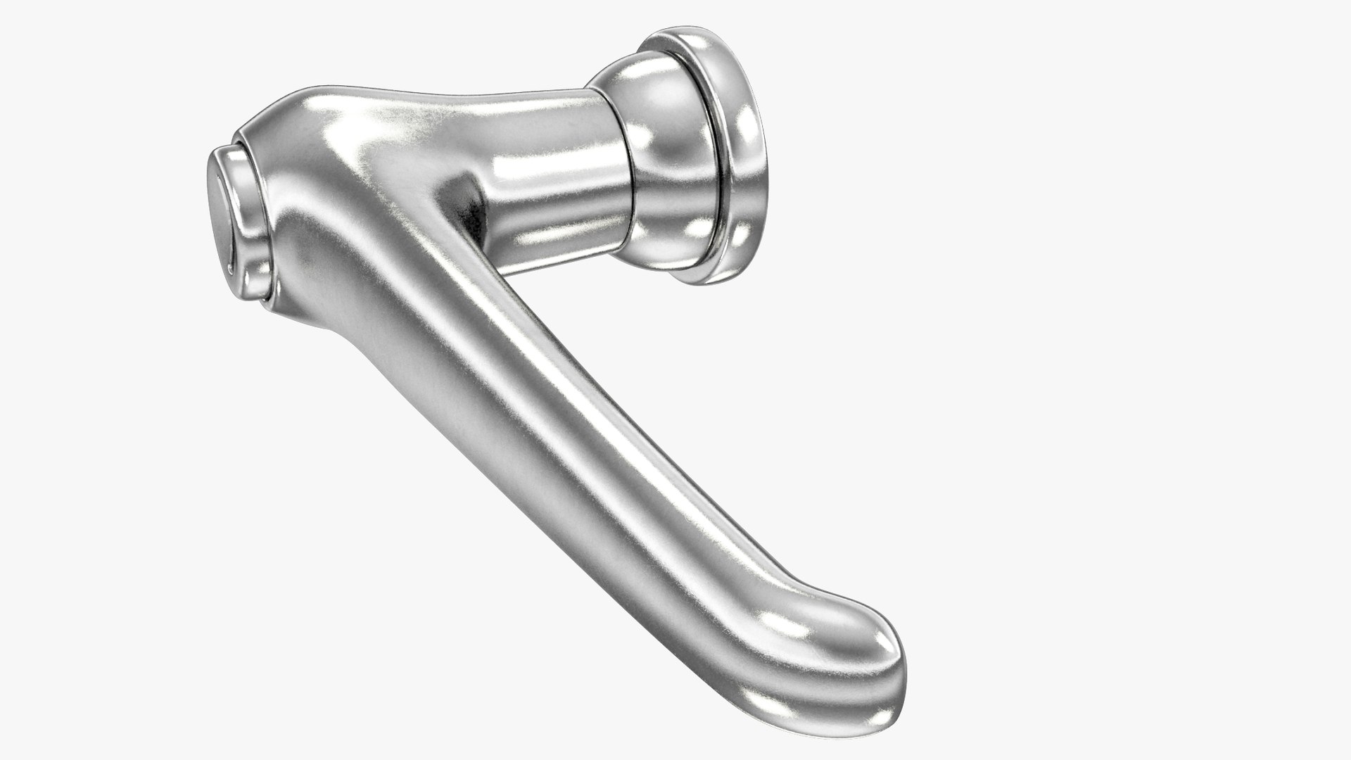 3D Retro Car Door Handle V1 Model - TurboSquid 2032445