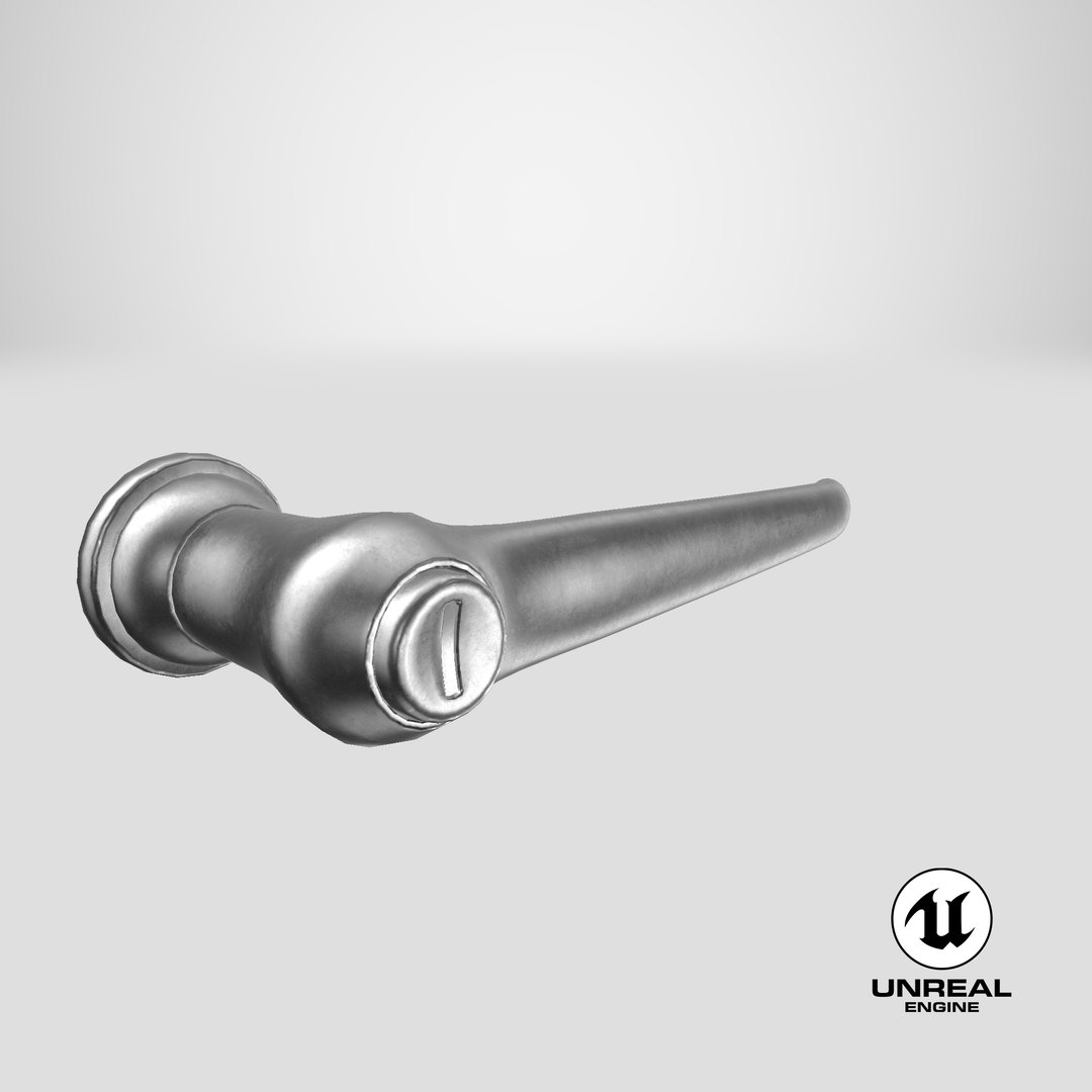 3D Retro Car Door Handle V1 Model - TurboSquid 2032445