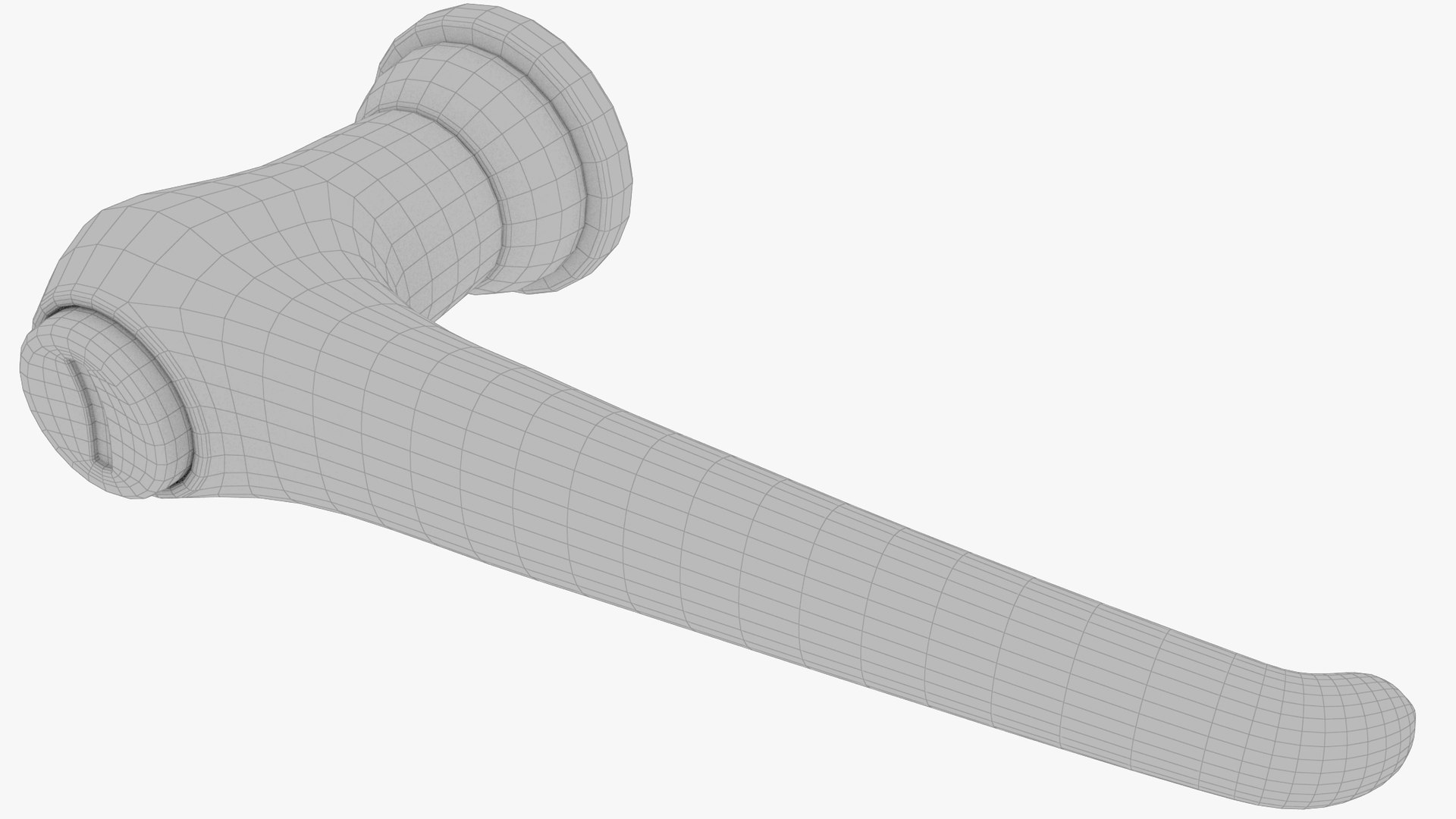 3D Retro Car Door Handle V1 Model - TurboSquid 2032445