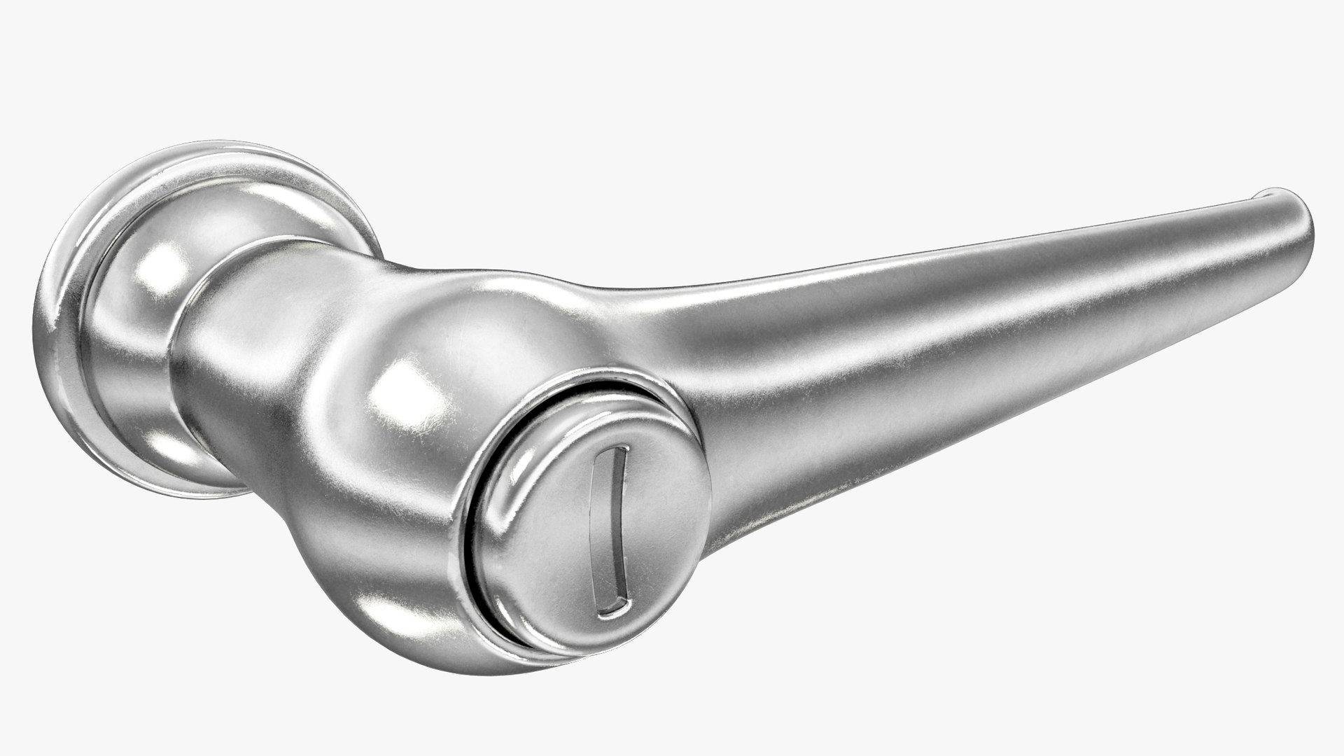 3D Retro Car Door Handle V1 Model - TurboSquid 2032445