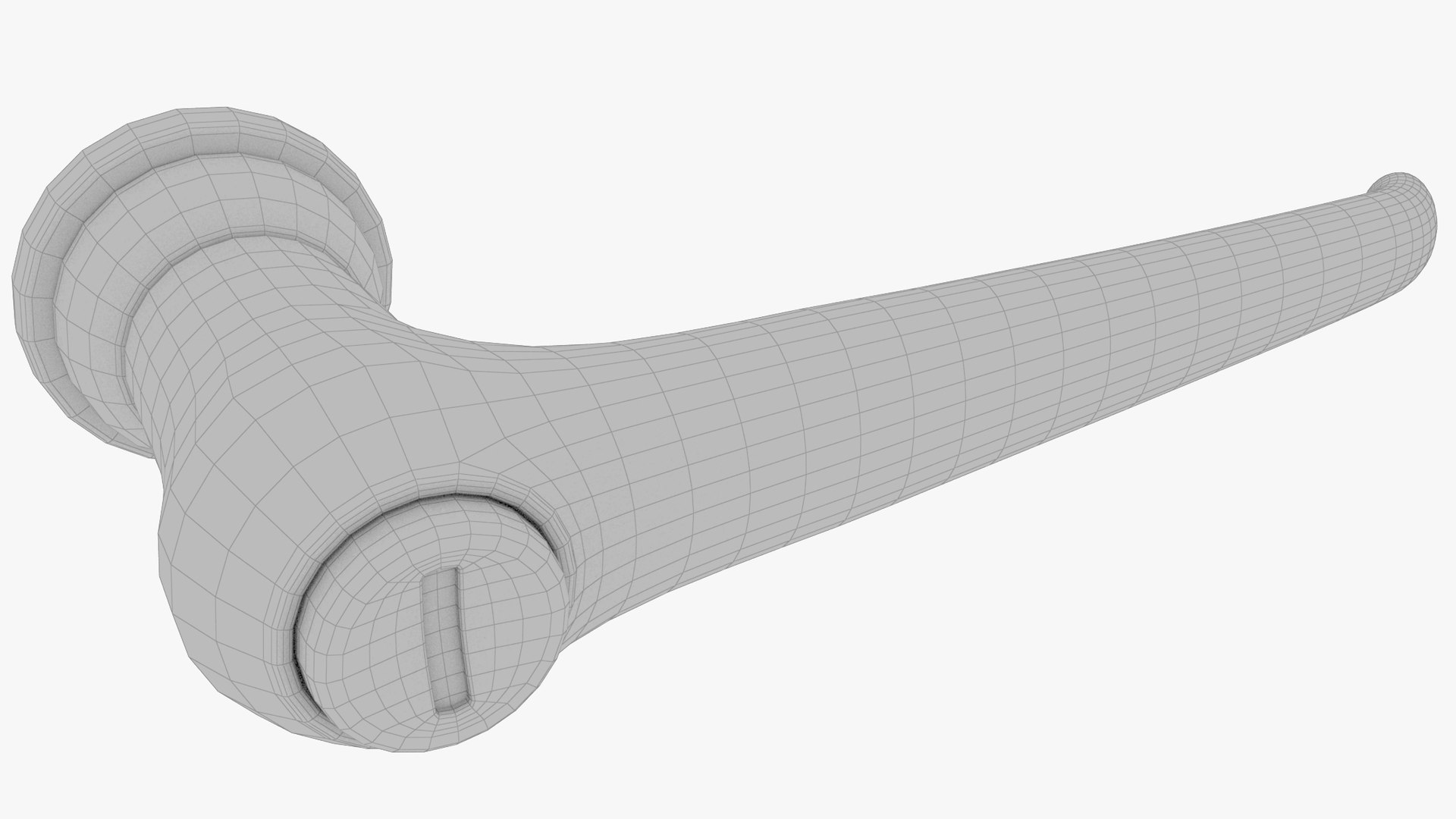 3D Retro Car Door Handle V1 Model - TurboSquid 2032445