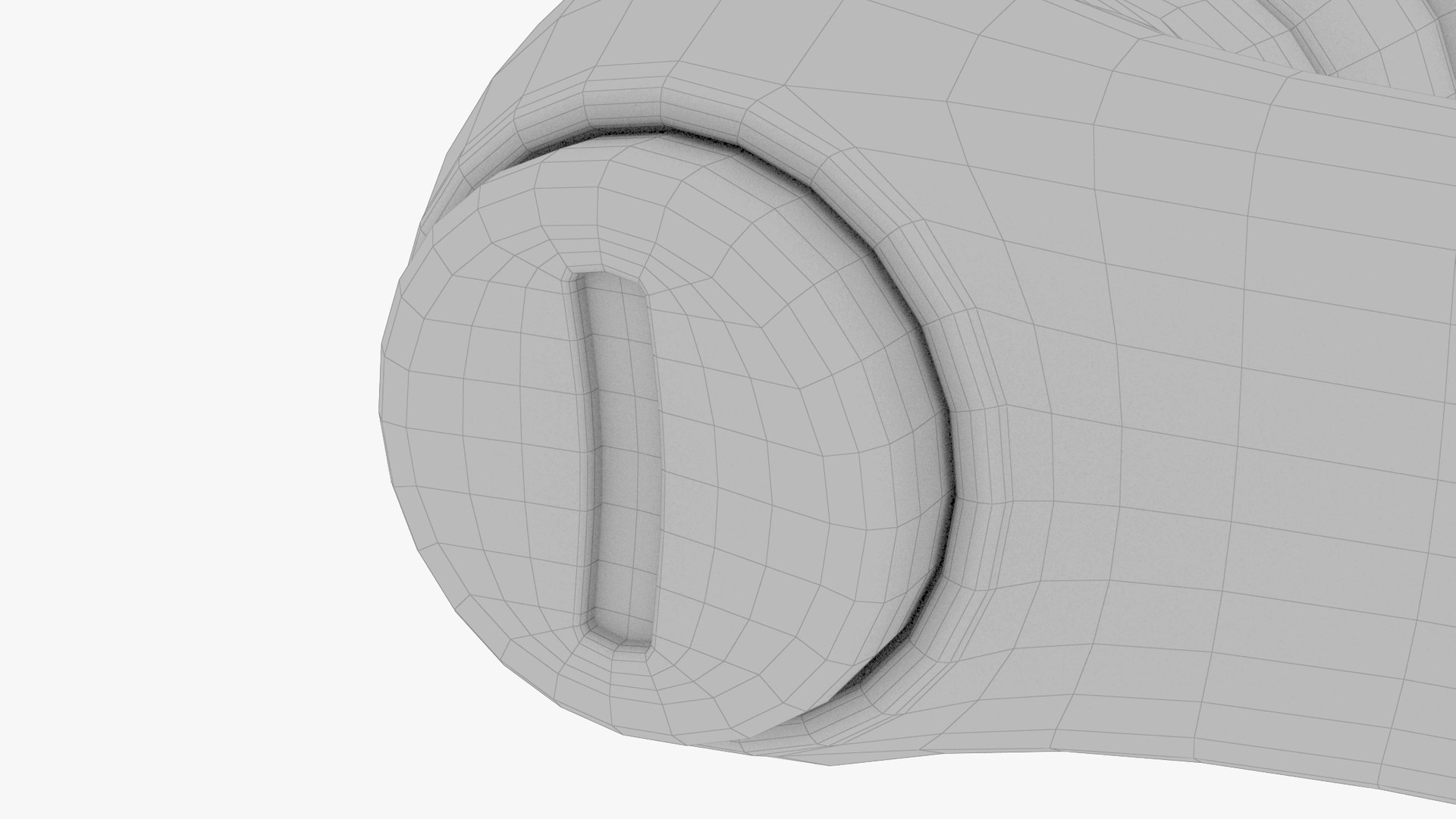 3D Retro Car Door Handle V1 Model - TurboSquid 2032445