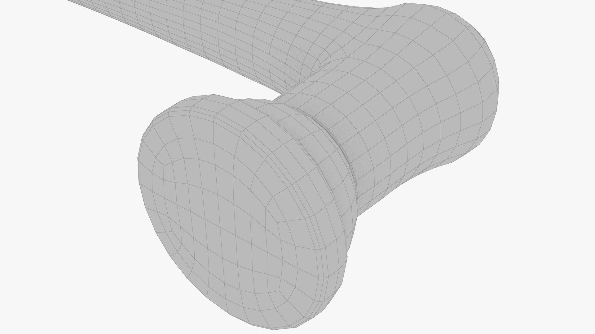 3D Retro Car Door Handle V1 Model - TurboSquid 2032445