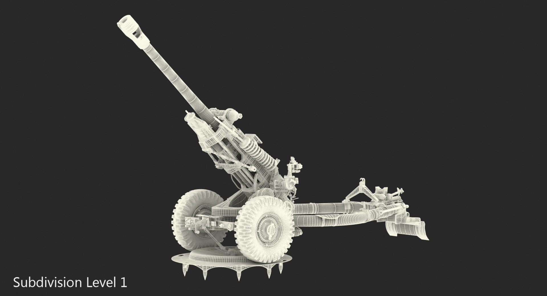 Field Artillery M119a1 Howitzer 3D Model - TurboSquid 1342295